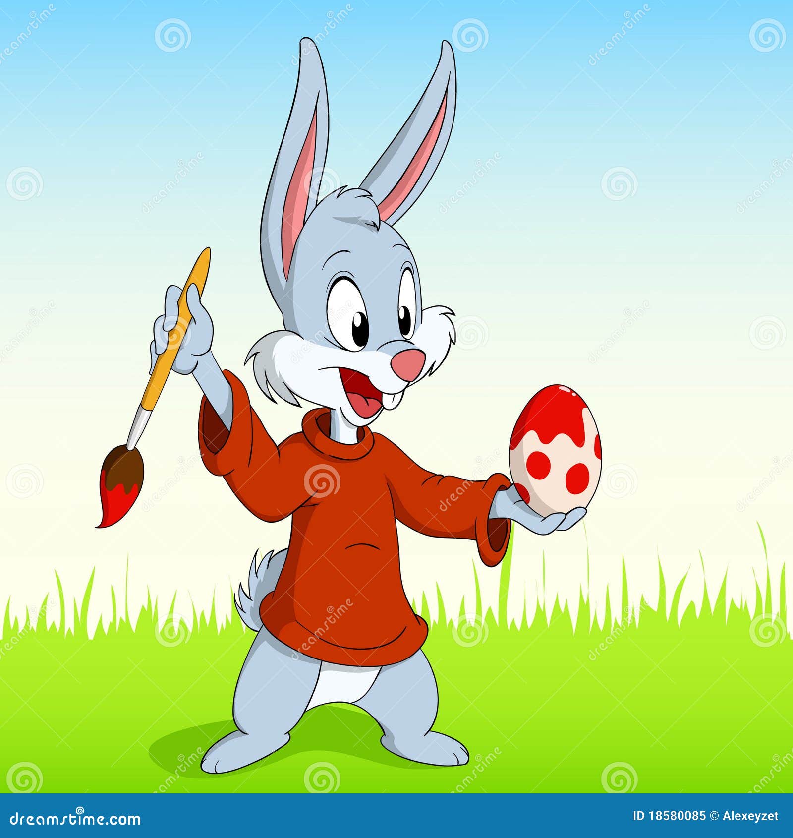 Cartoon Easter Egg | CartoonDealer.com #17261735