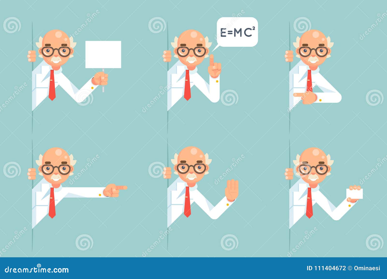 Cartoon Education Scientist Support Help Scientific Consultation Advice ...