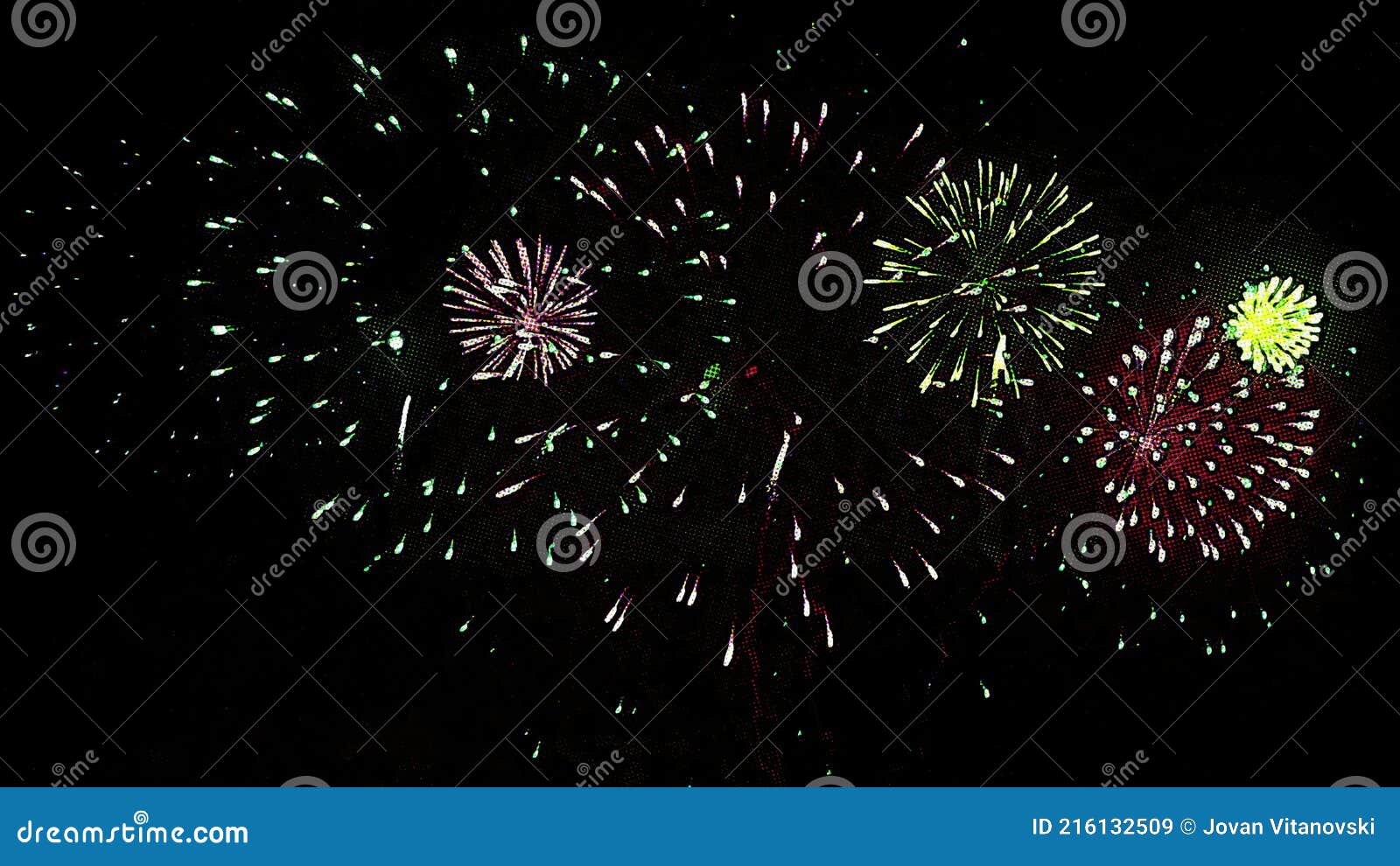 Cartoon effect of firework stock illustration. Illustration of cartoon ...