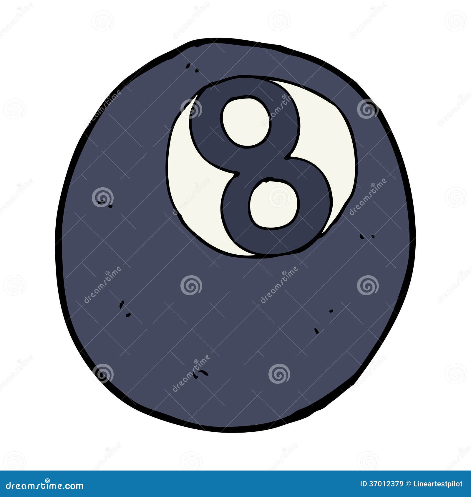 Eight Ball Cartoon