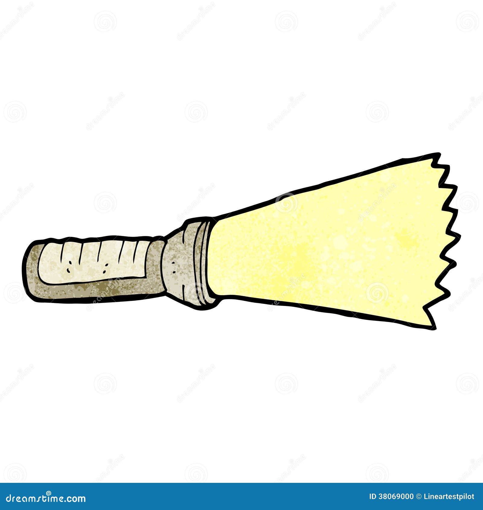 Cartoon electric torch stock illustration. Illustration of cute - 38069000