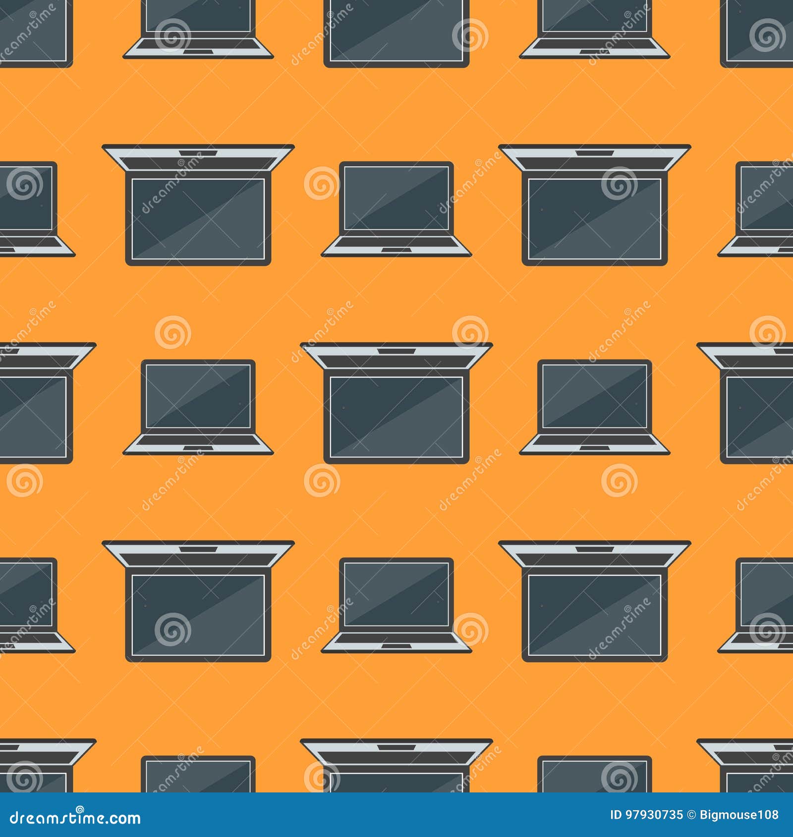 Cartoon Electronic Devices Background Pattern. Vector Stock Vector ...