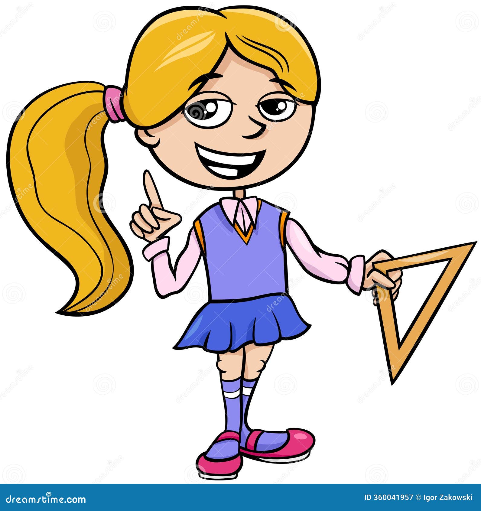 Elementary School Student Assessment Isolated Cartoon Vector ...