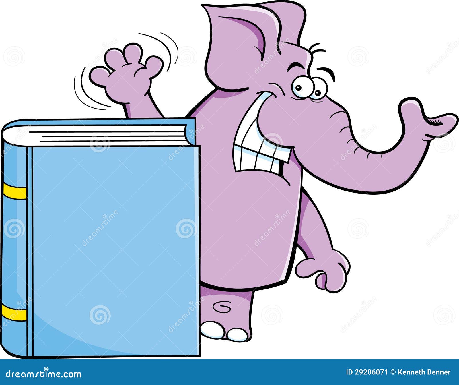 3D Man Waving From Behind Stacks Of Books Royalty-Free Stock Image ...