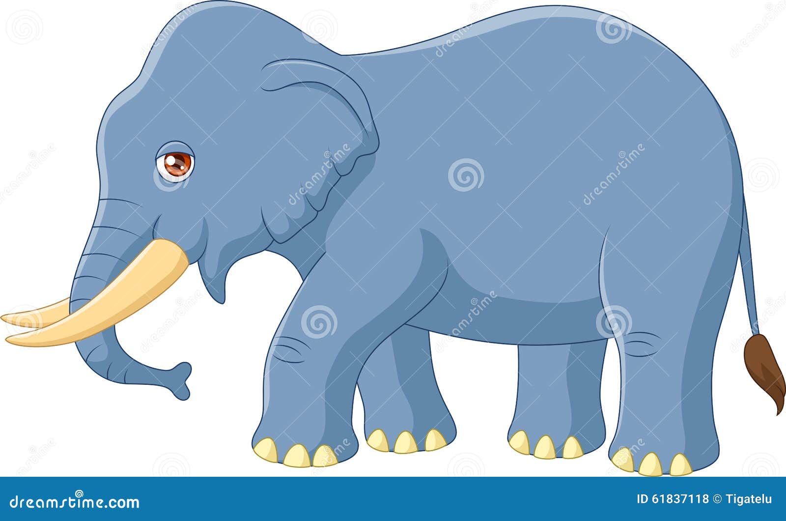 Asian Elephant Cartoon