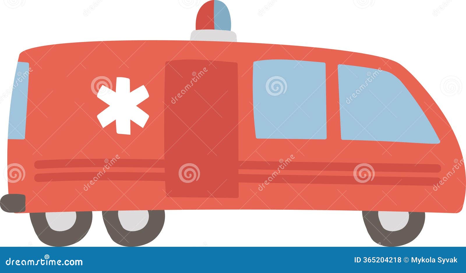 Cartoon Emergency Rescue Fire Department Truck | CartoonDealer.com ...