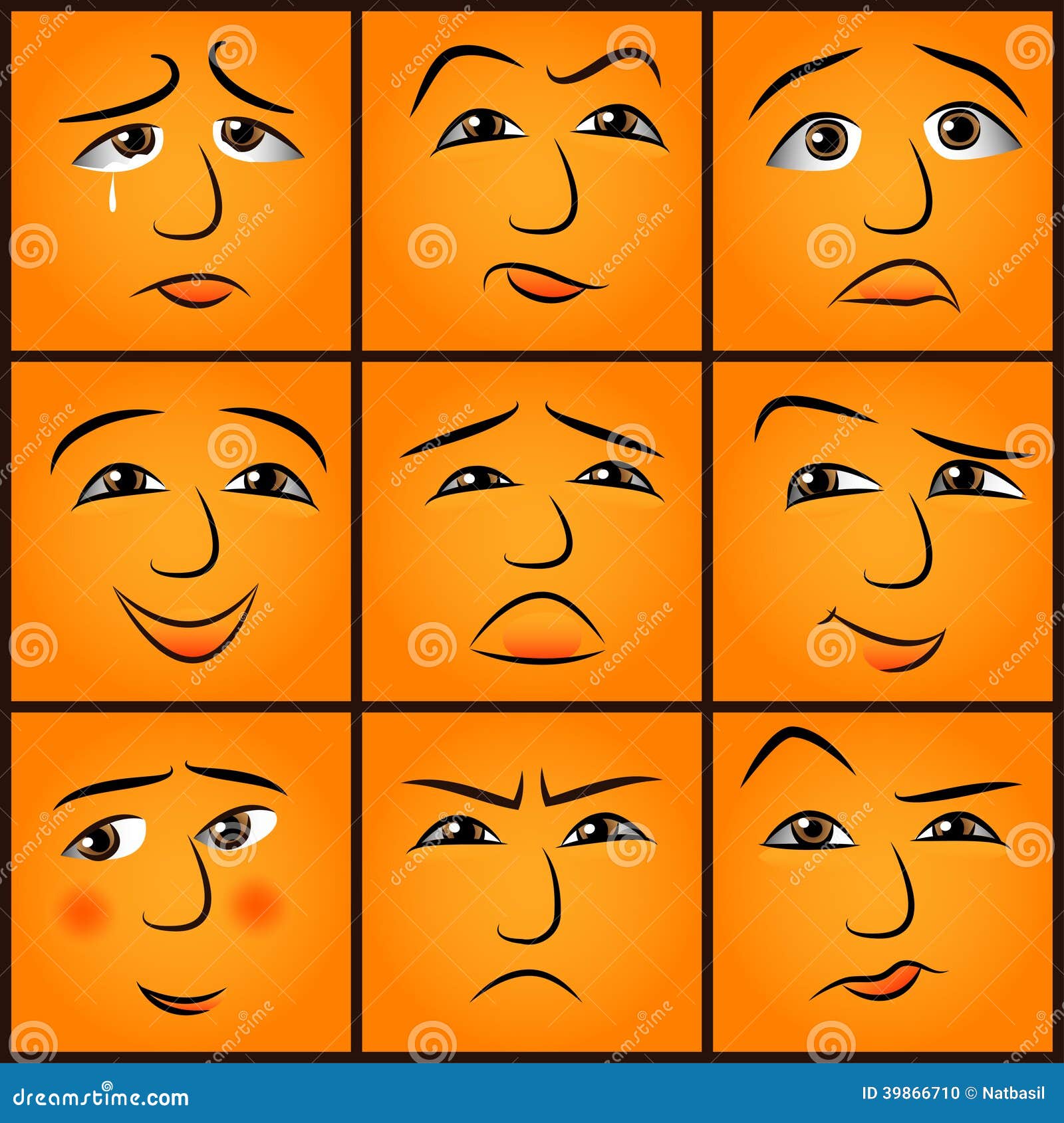 Cartoon Emotions Illustration | CartoonDealer.com #24611510