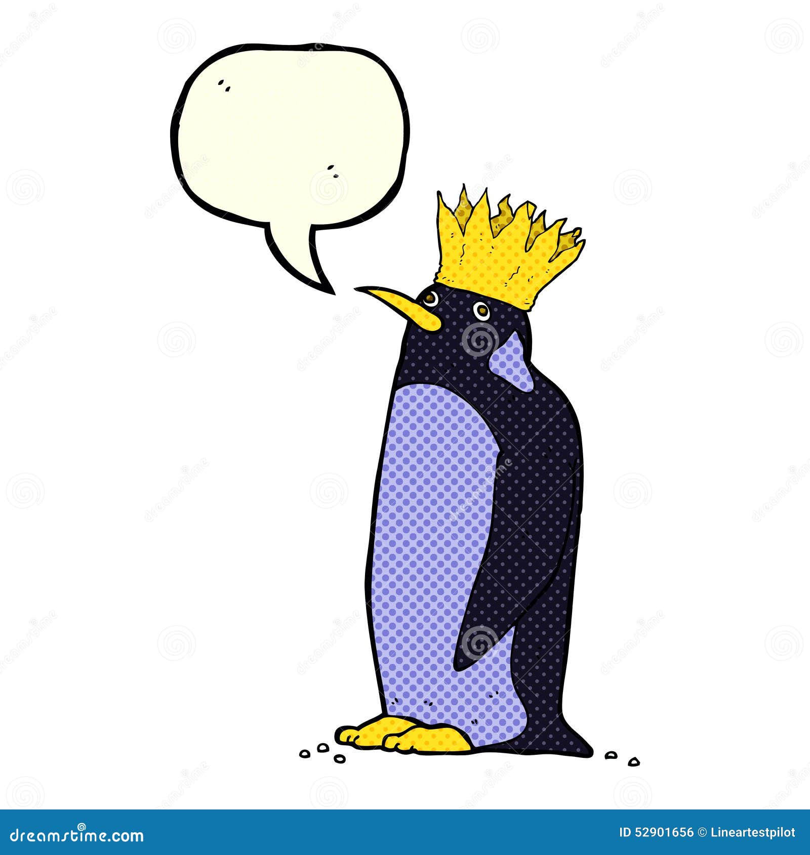 Cartoon Emperor Penguin Is Dancing Arabic Or Belly-dance On White ...