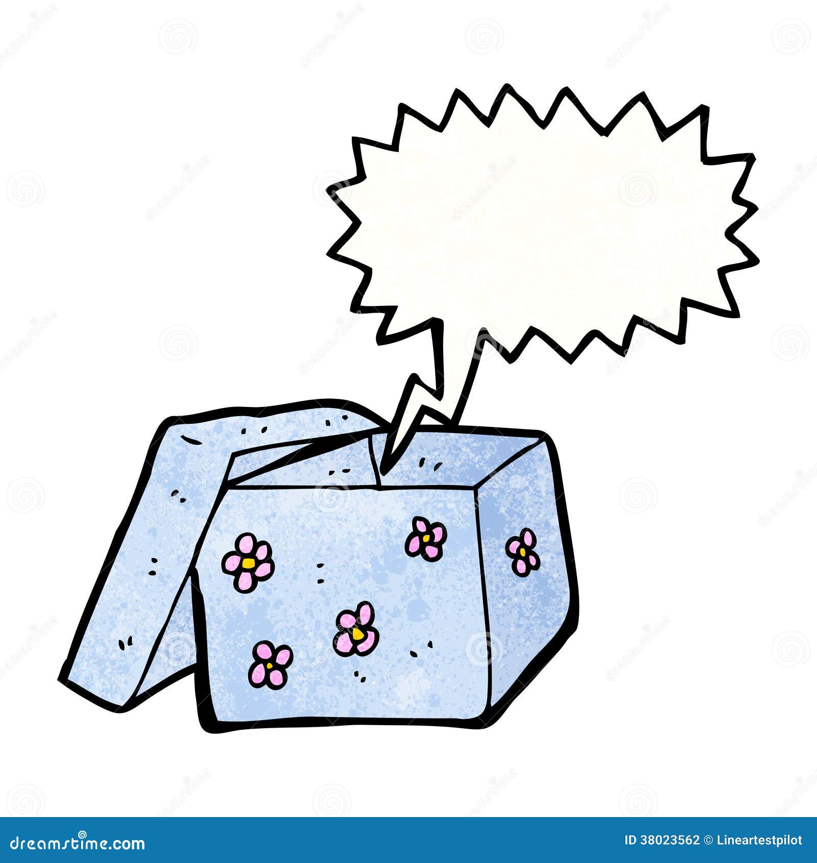 Cartoon empty gift box stock vector. Illustration of textured - 38023562