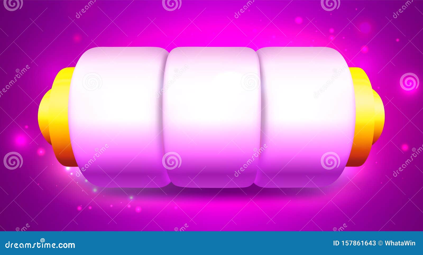 Cartoon Empty Slot Machine on Pink Background Stock Vector ...