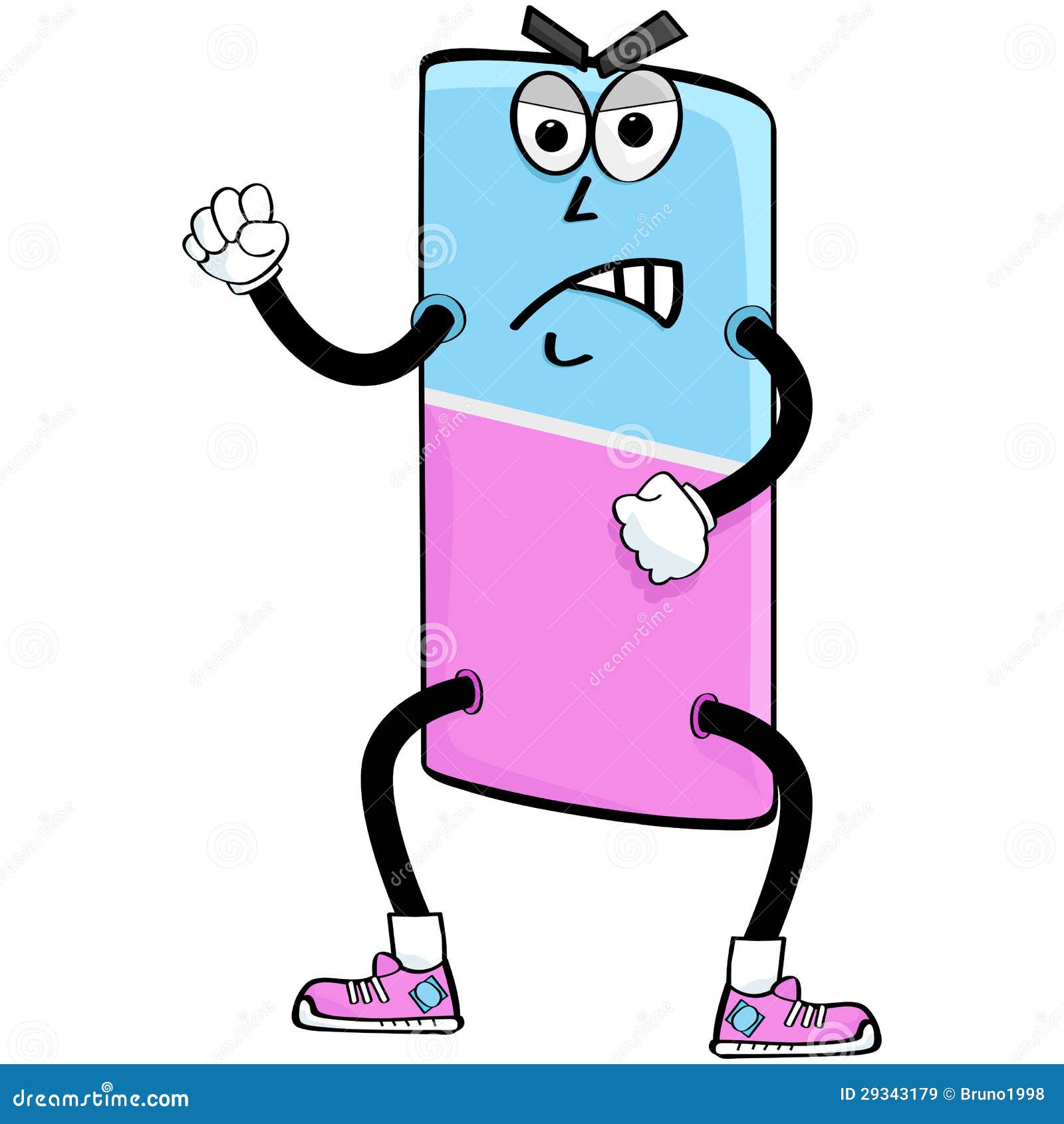 Cartoon eraser stock vector. Illustration of cartoon - 29343179