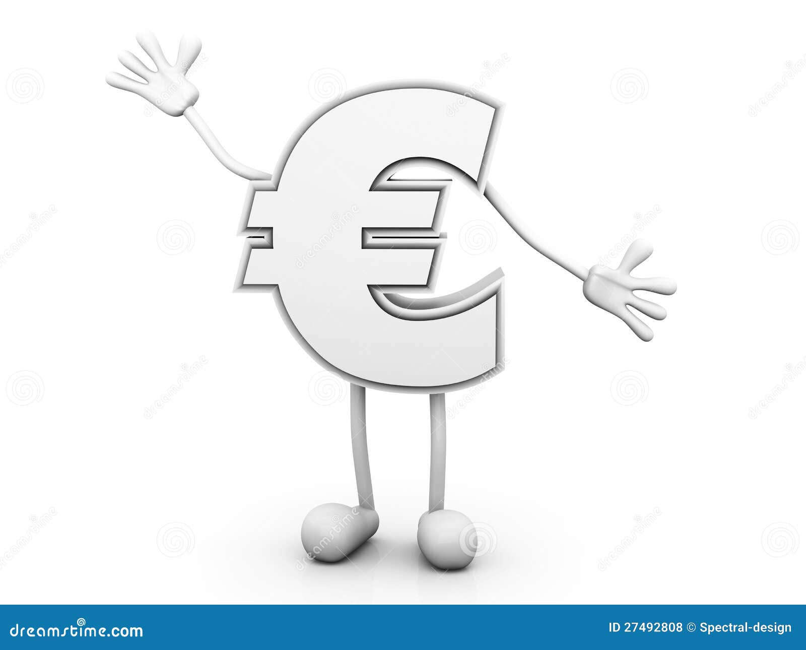 Cartoon Euro stock illustration. Illustration of earn - 27492808