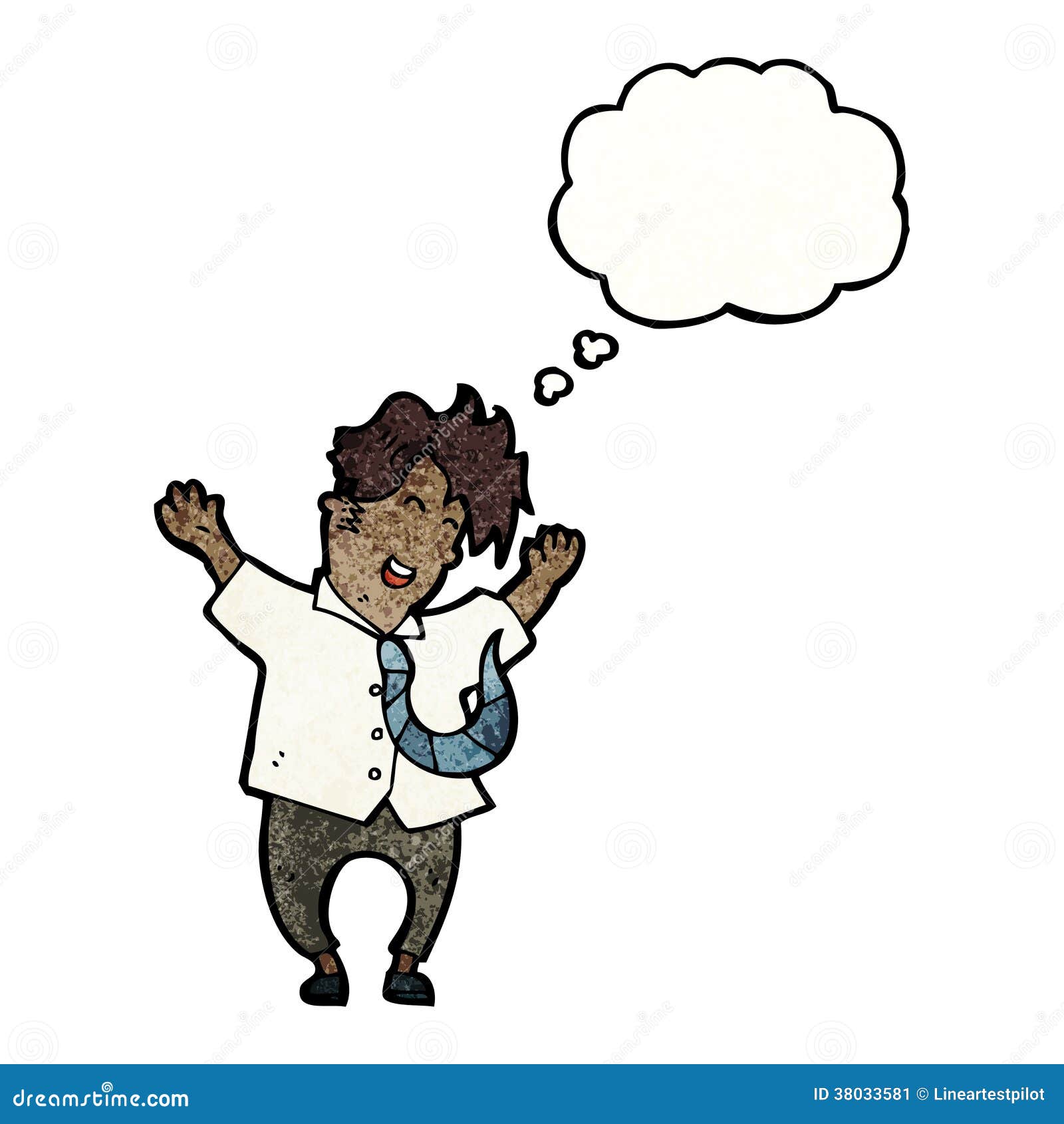 Cartoon Excited Businessman Stock Vector - Illustration of artwork ...