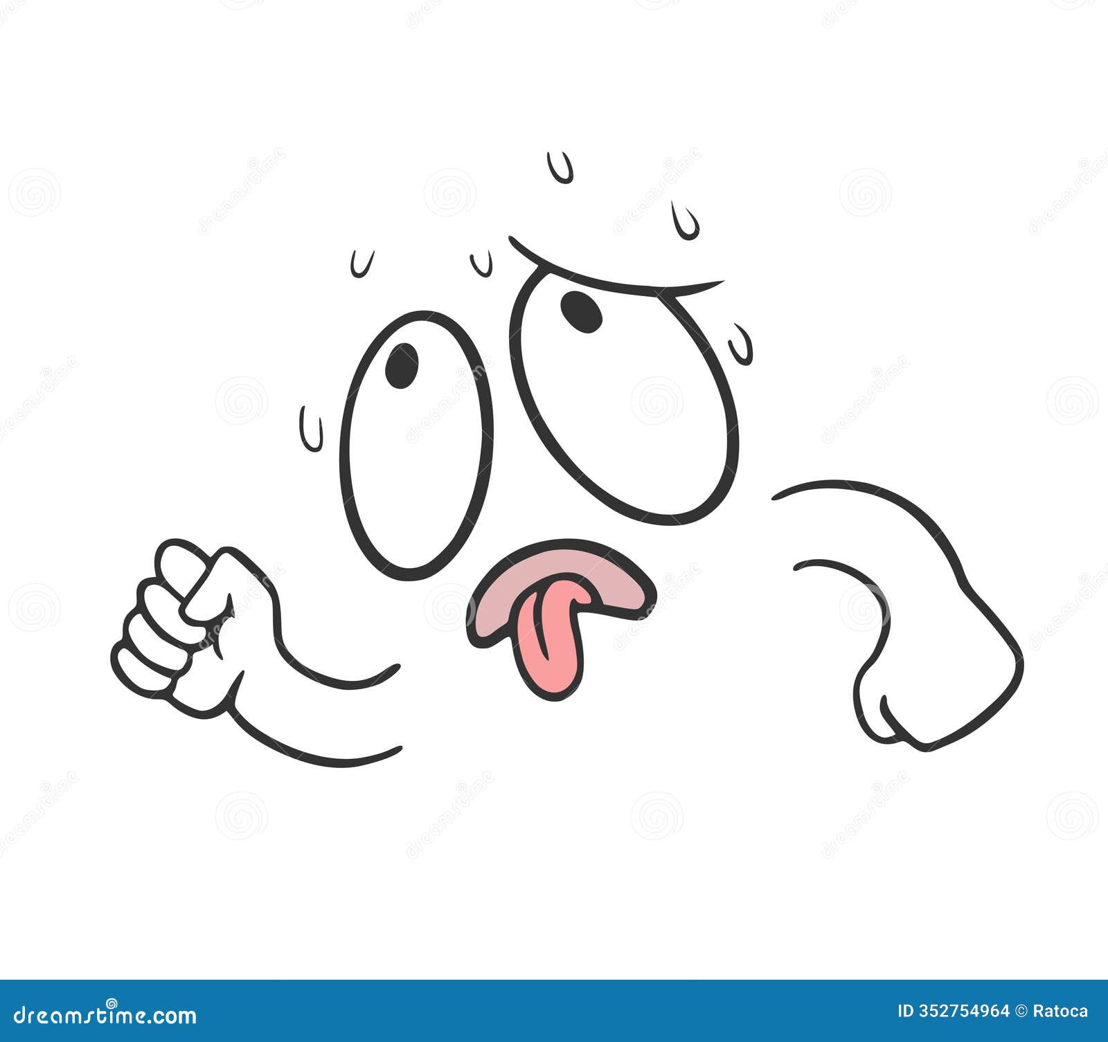 Cartoon Of Exhausted Man Sitting Collapsed In Armchair | CartoonDealer ...