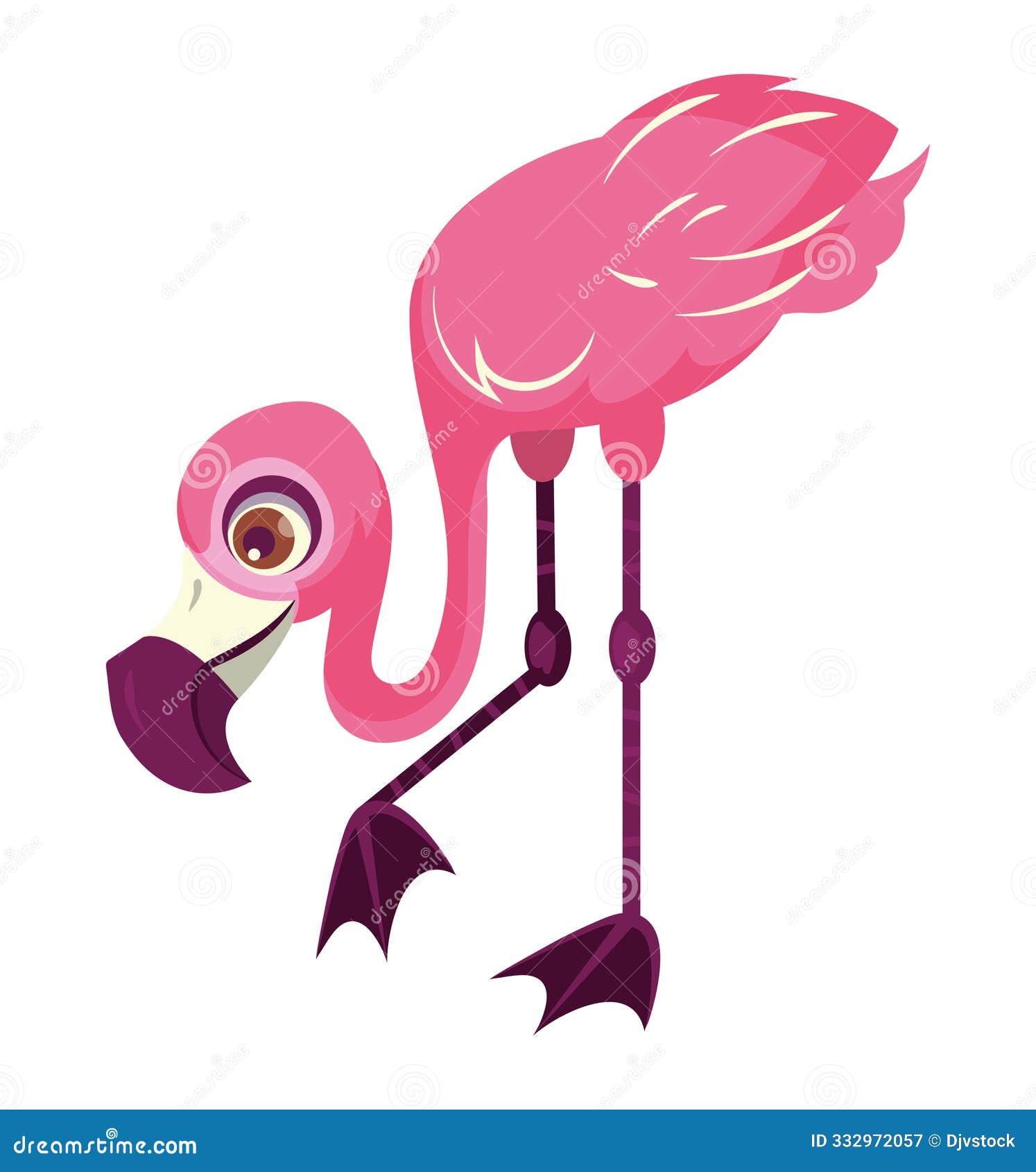 Cartoon Exotic Flemish Bird | CartoonDealer.com #332972057