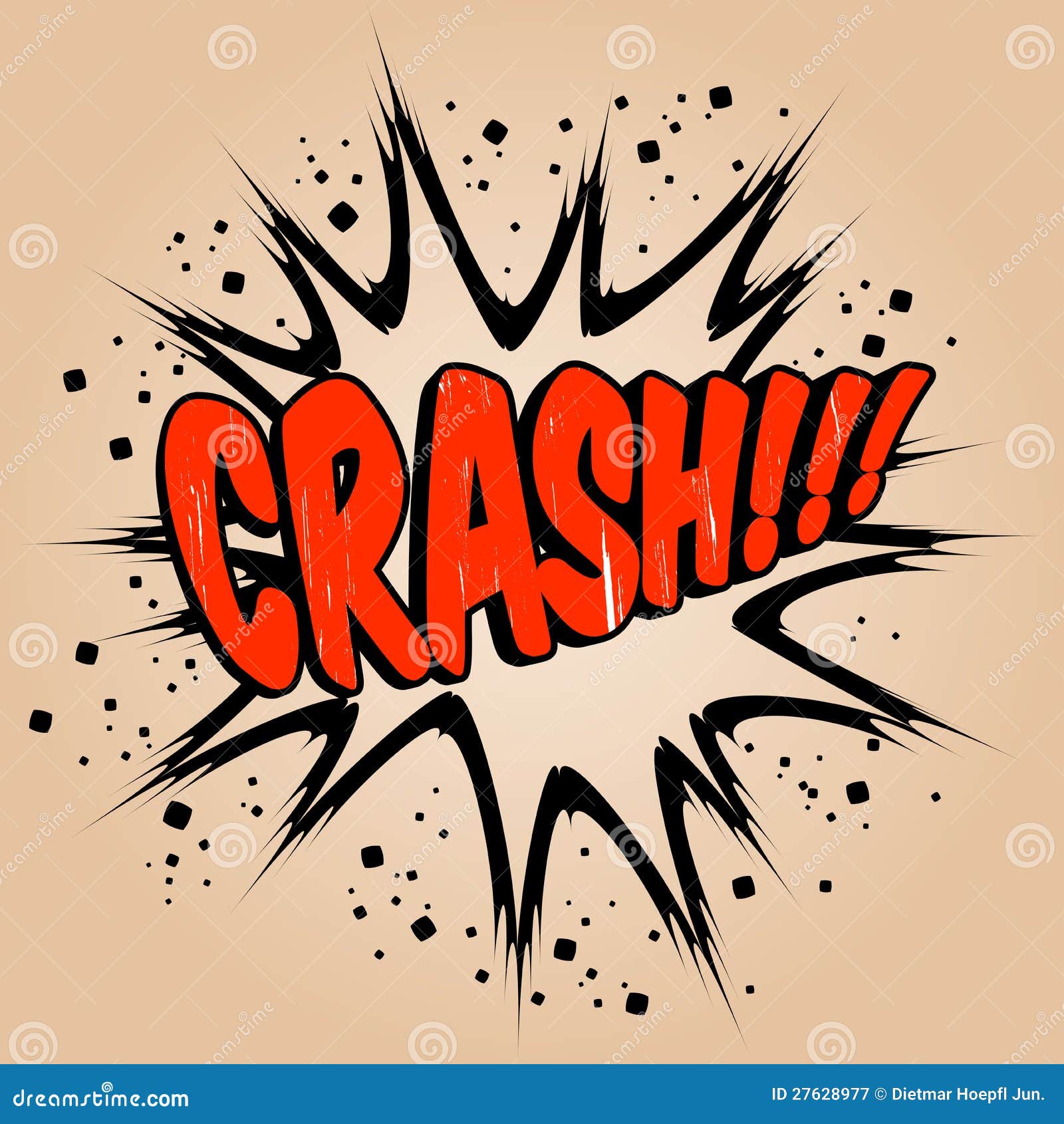 Cartoon explosion stock vector. Illustration of dangerous - 27628977