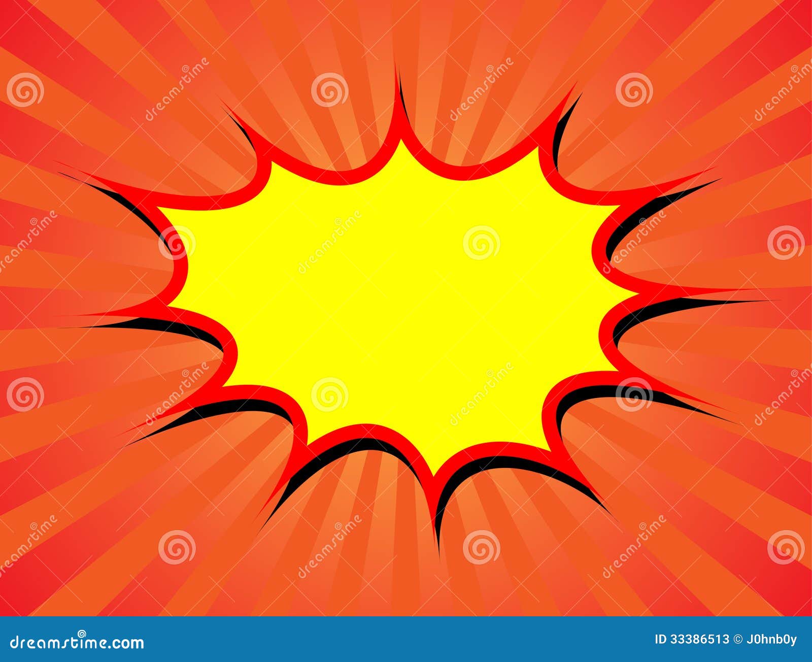 Cartoon Explosion Background Stock Illustration - Illustration of ...