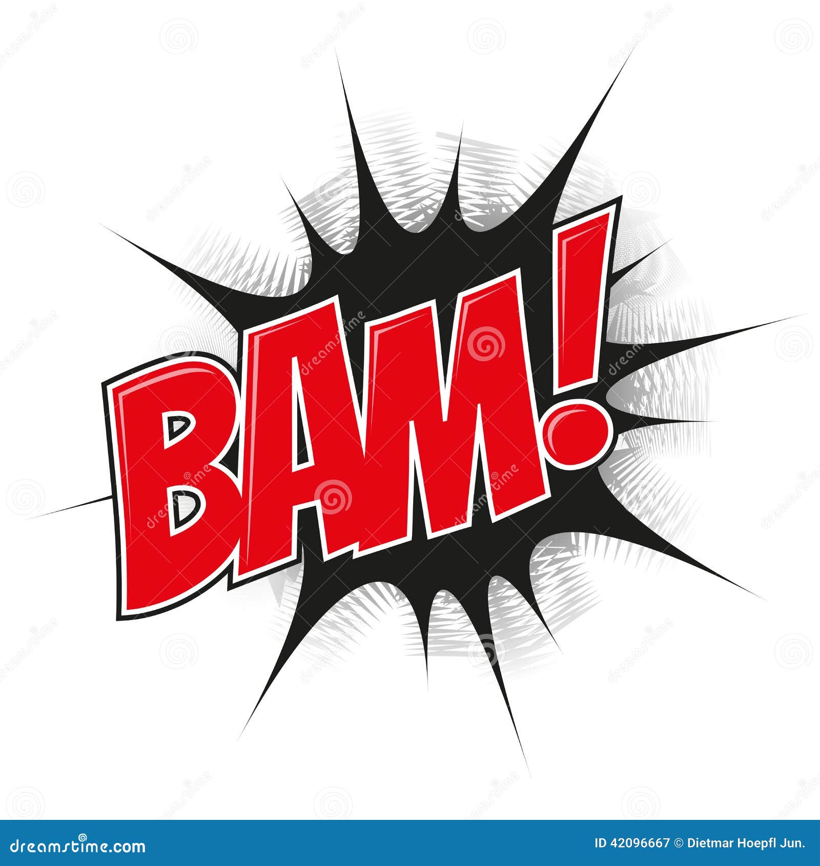 Cartoon Explosion Bam Stock Vector - Image: 42096667