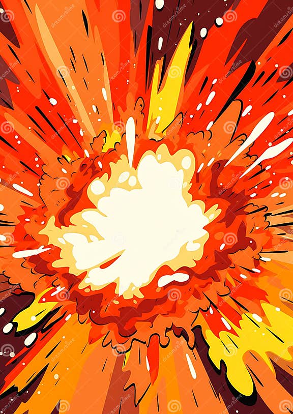 The Dangers of Anger: a Cartoon Bomb Explosion Stock Illustration ...