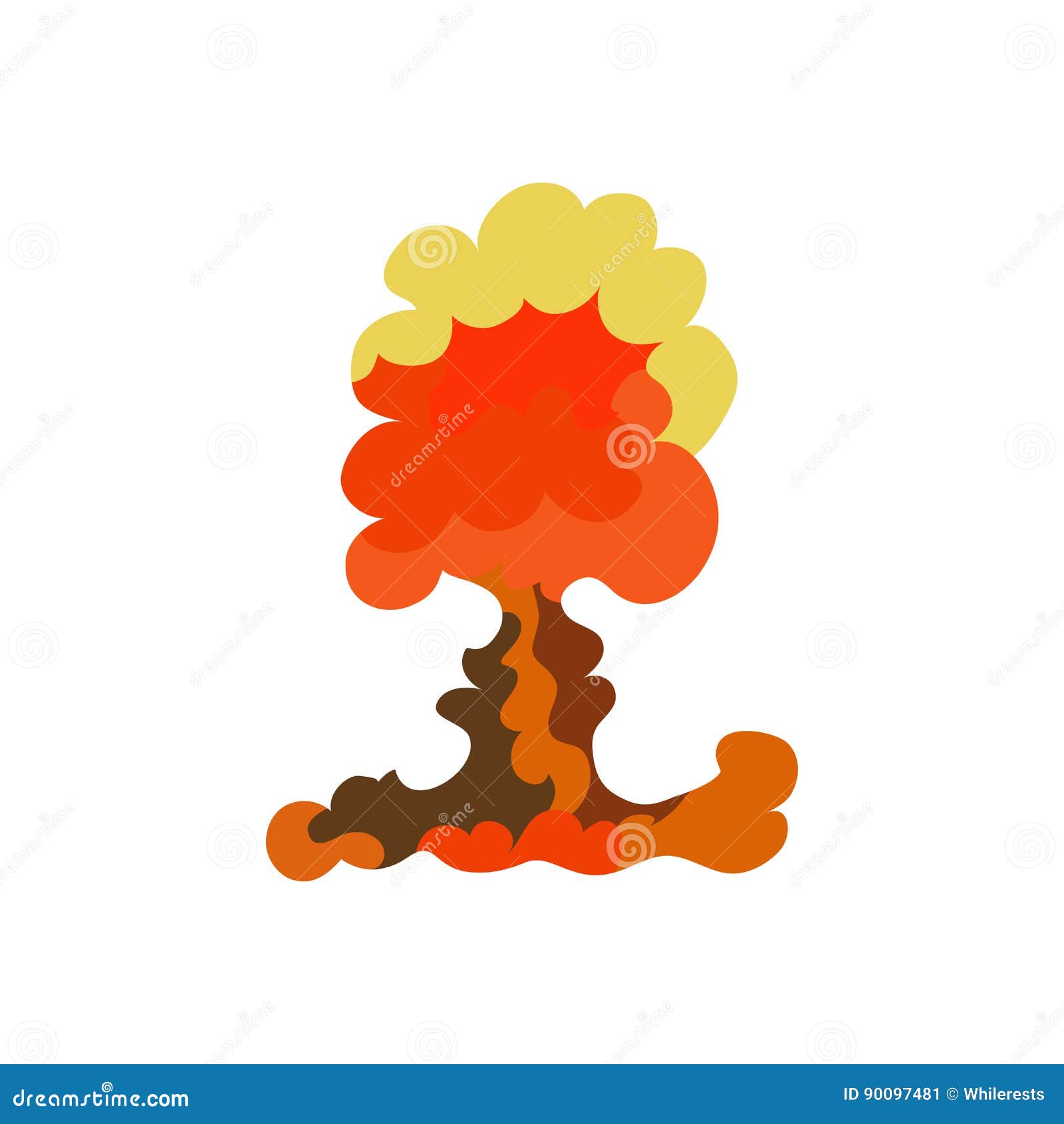 Cartoon Explosion Effect Set. Explode Flash, Effect Boom, Bomb Comic ...