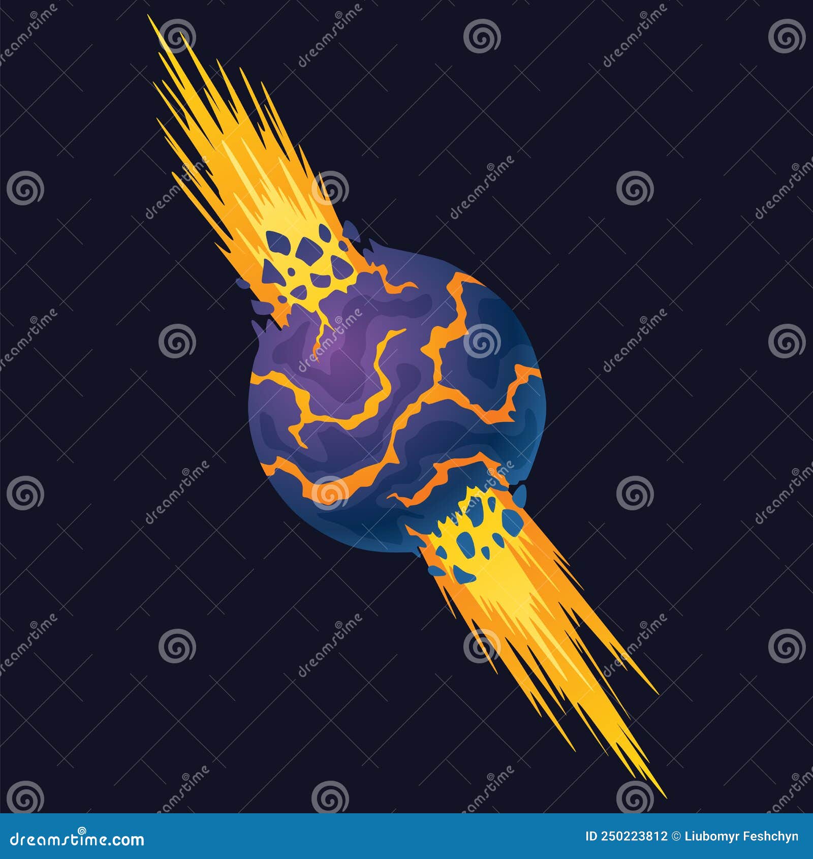 Cartoon Explosion Icon. Comic Book Element. Boom Cloud and Flame, Smoke ...