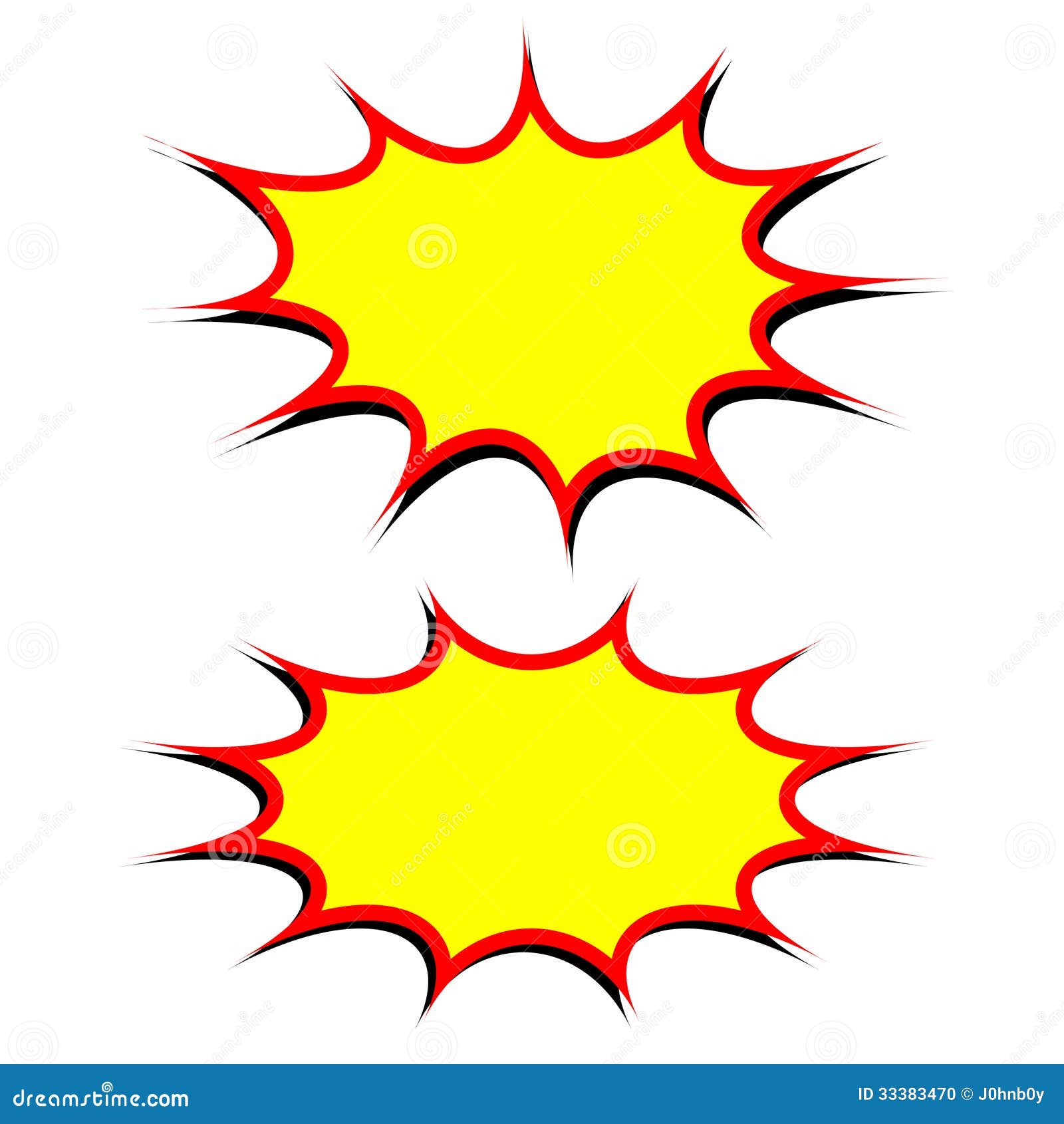 Cartoon Explosions Stock Photo - Image: 33383470