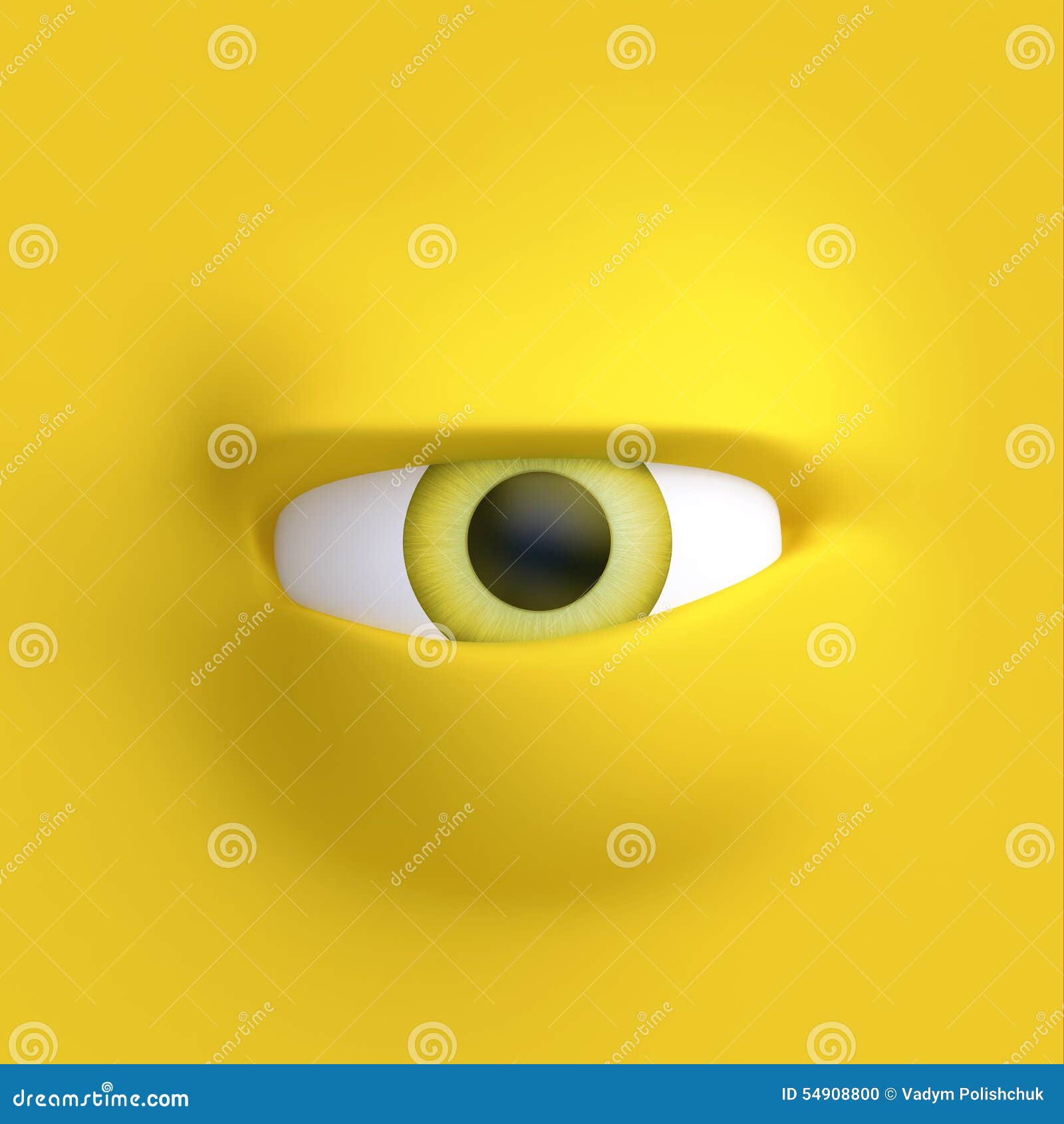 Cartoon Eyes Element Face For Character. Stock Illustration ...