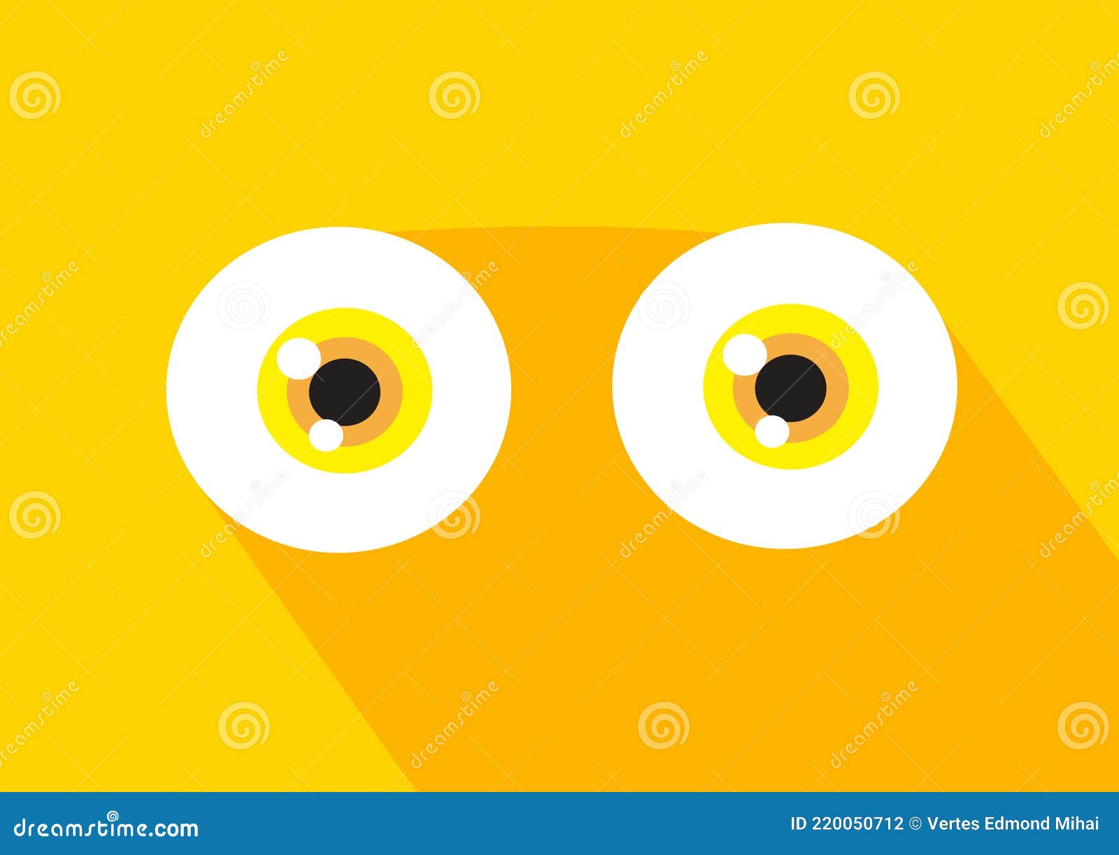 Cartoon eyes icon vector stock vector. Illustration of emblem - 220050712