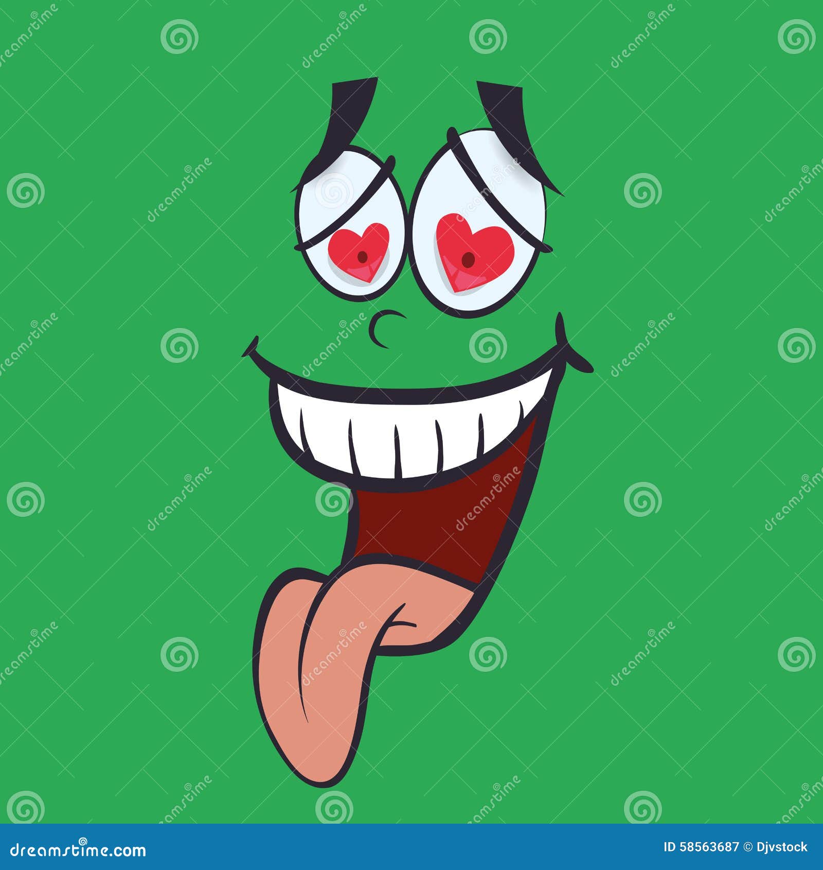 Cartoon face design stock vector. Illustration of drawing - 58563687