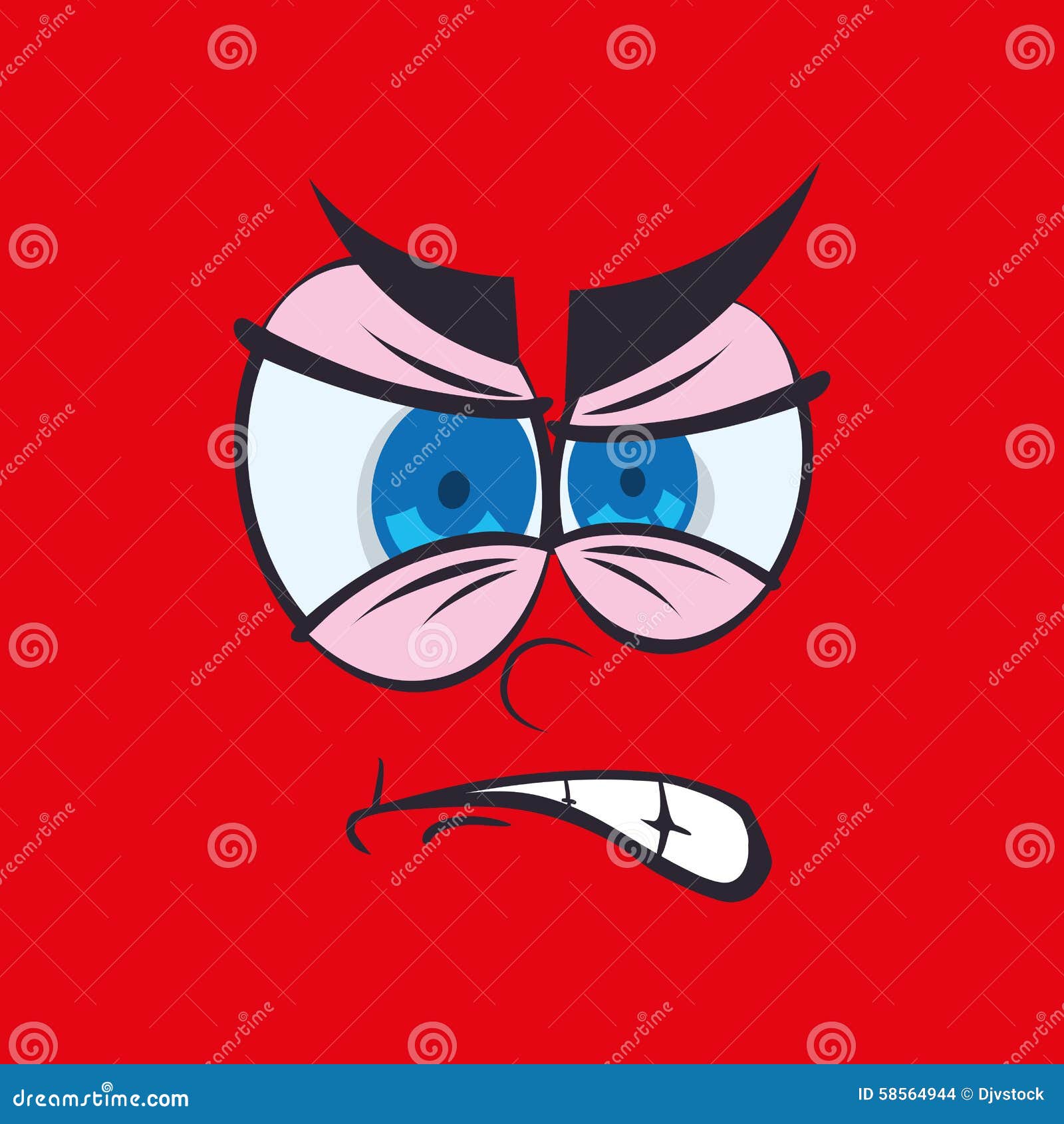 Cartoon face design stock vector. Illustration of comical - 58564944
