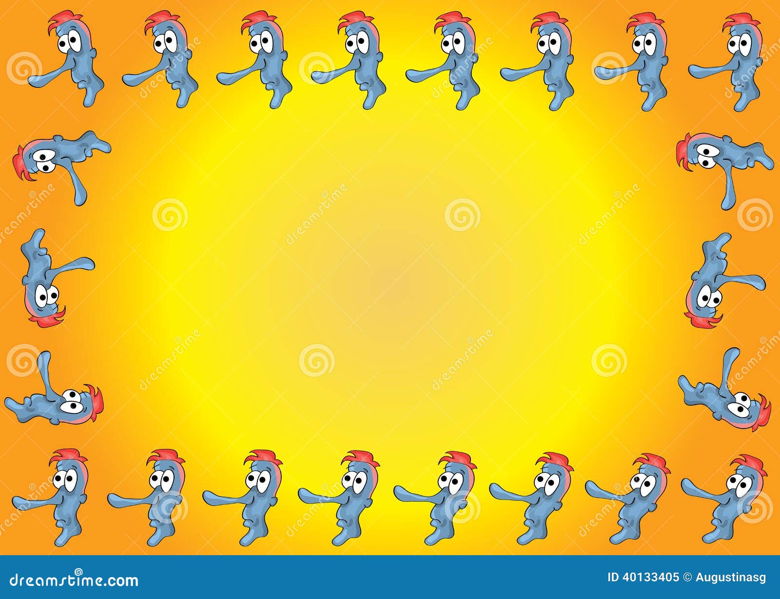 Cartoon face frame stock illustration. Illustration of period - 40133405