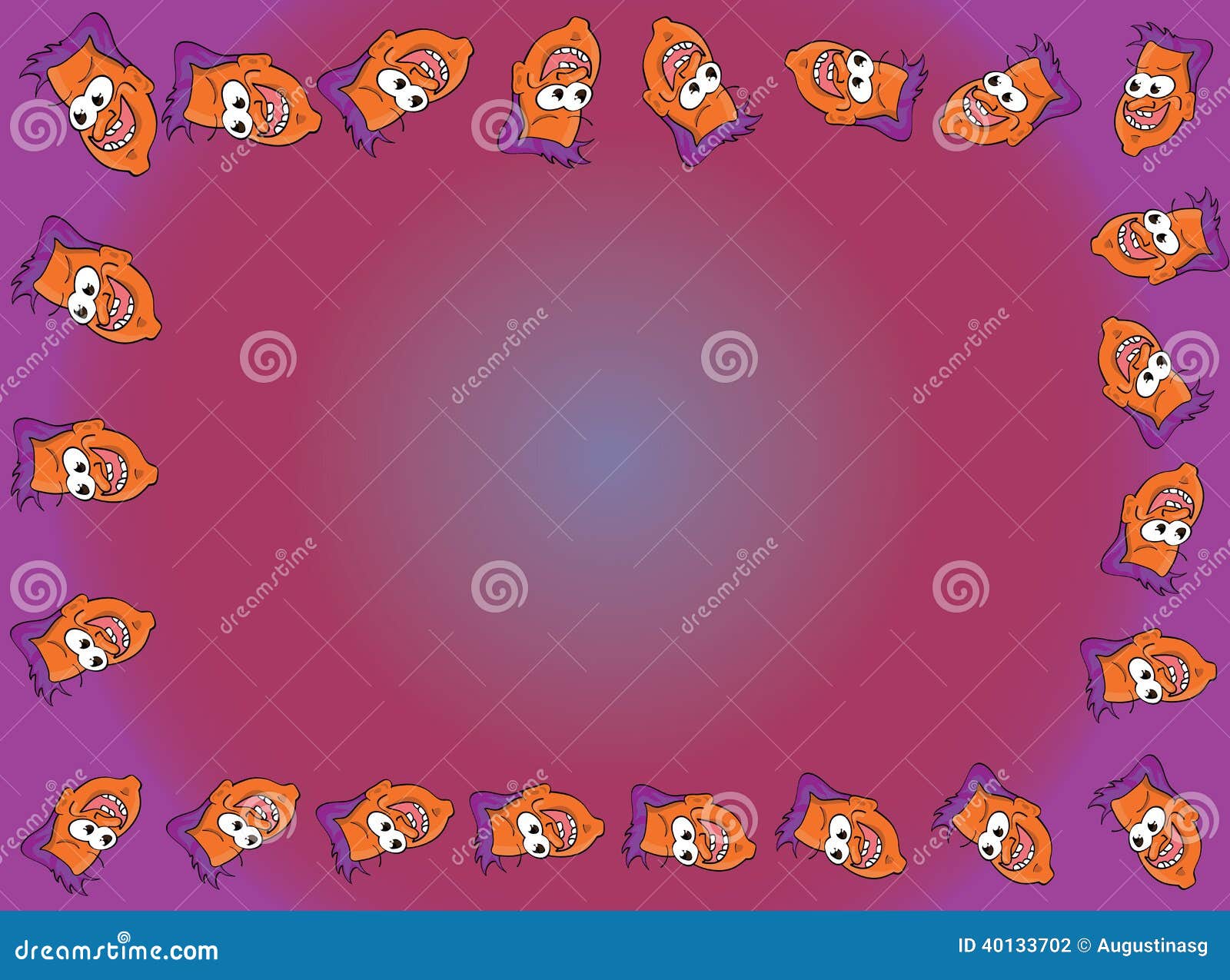 Cartoon face frame stock illustration. Illustration of design - 40133702