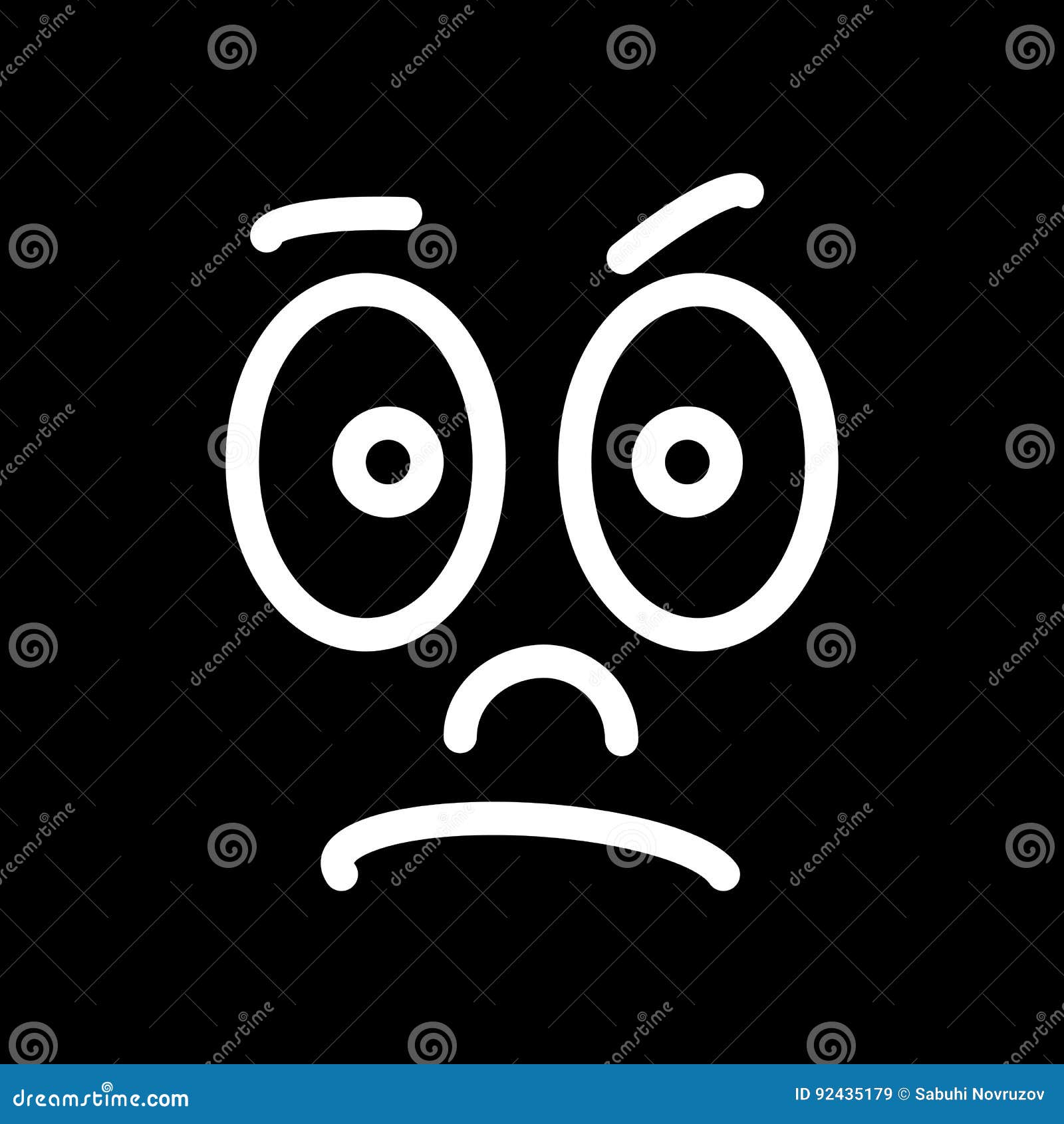 Undecided Emoticon Is From A Collection Of Unique Hand Drawn Emojis ...