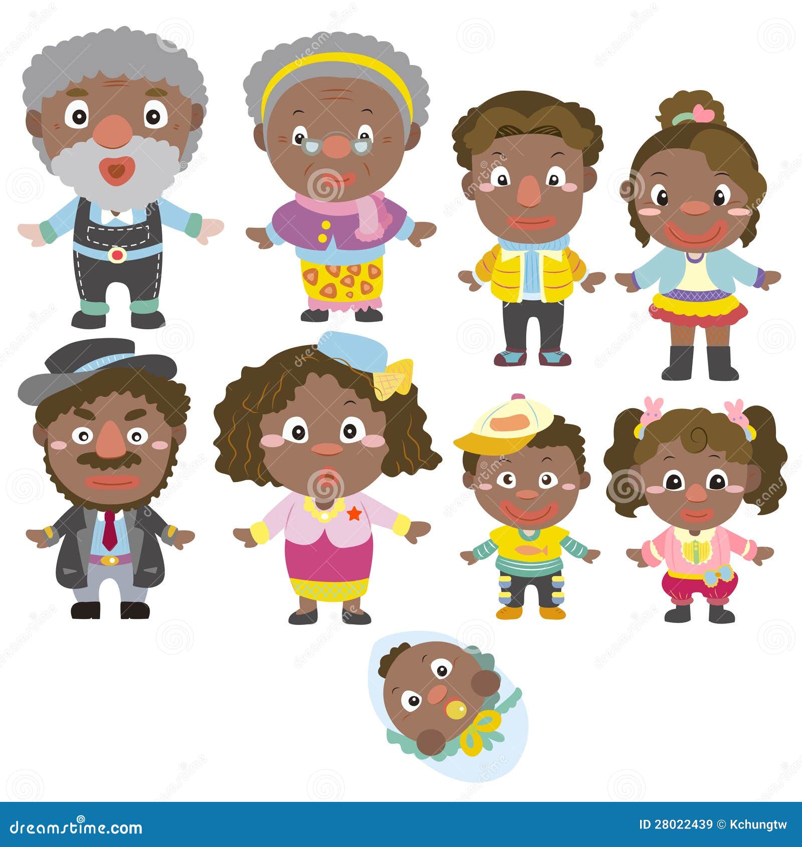 Cartoon family icon stock vector. Illustration of girl - 28022439