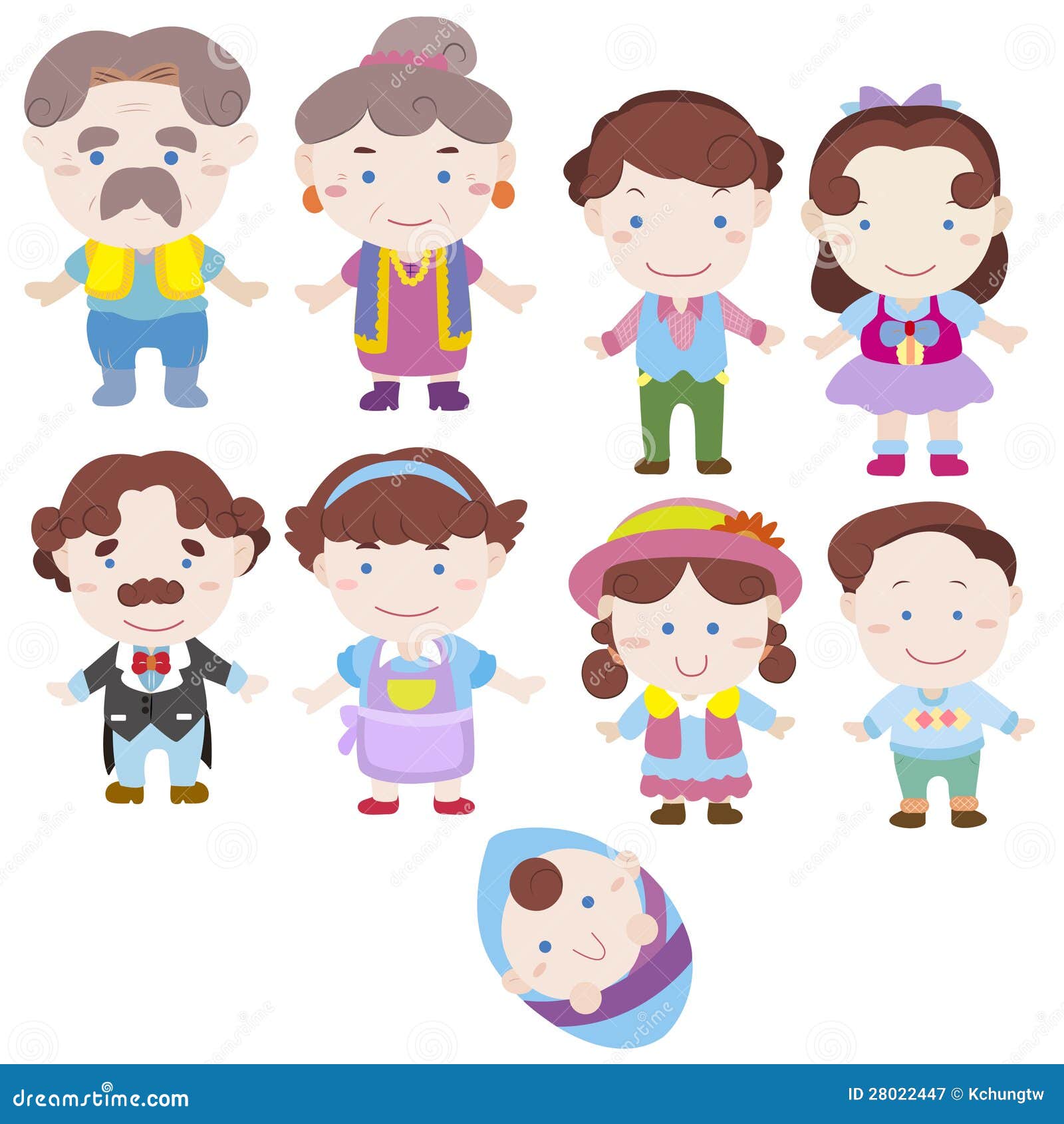 Cartoon family icon stock vector. Illustration of cartoon - 28022447