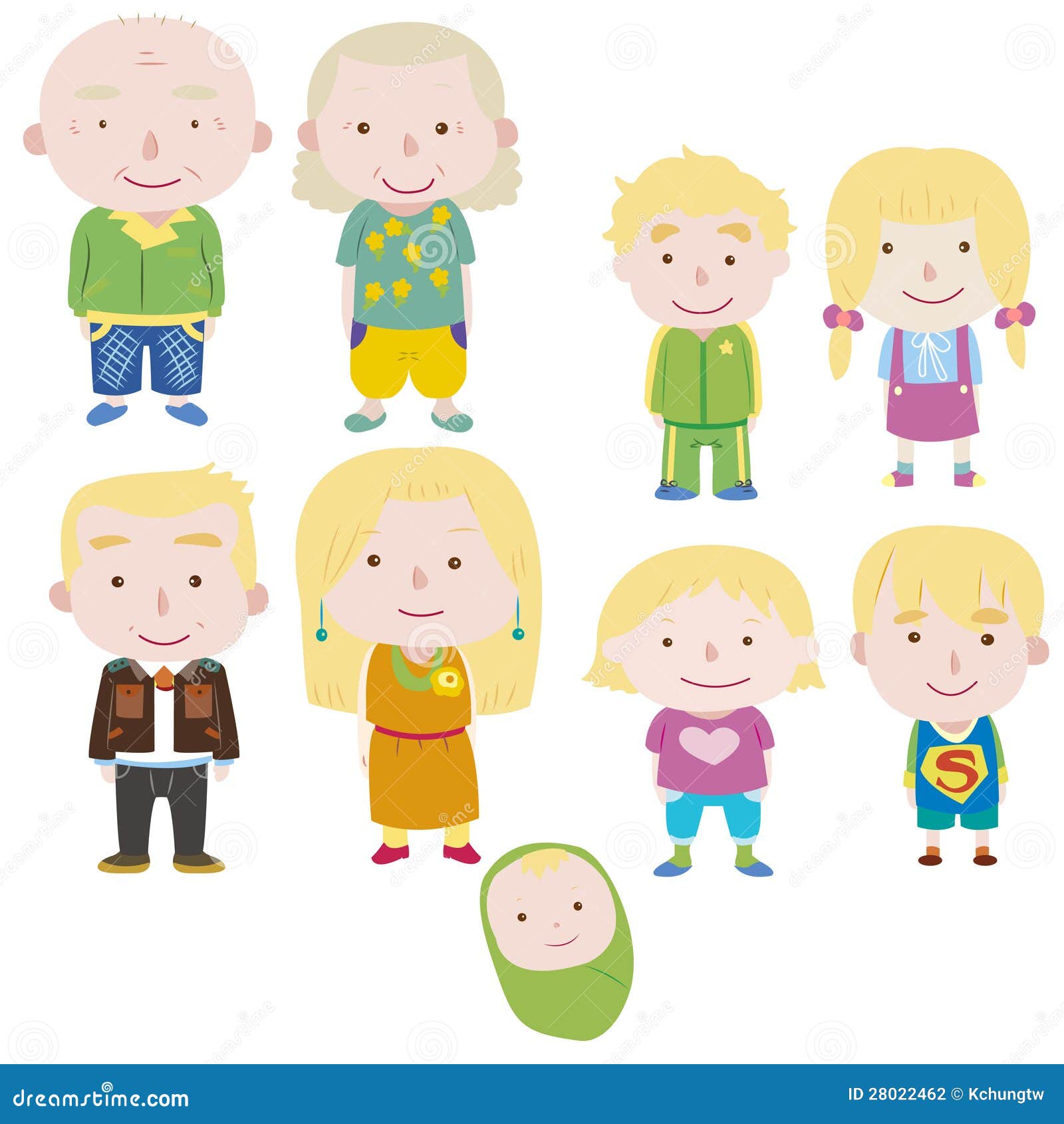 Cartoon family icon stock vector. Illustration of home - 28022462