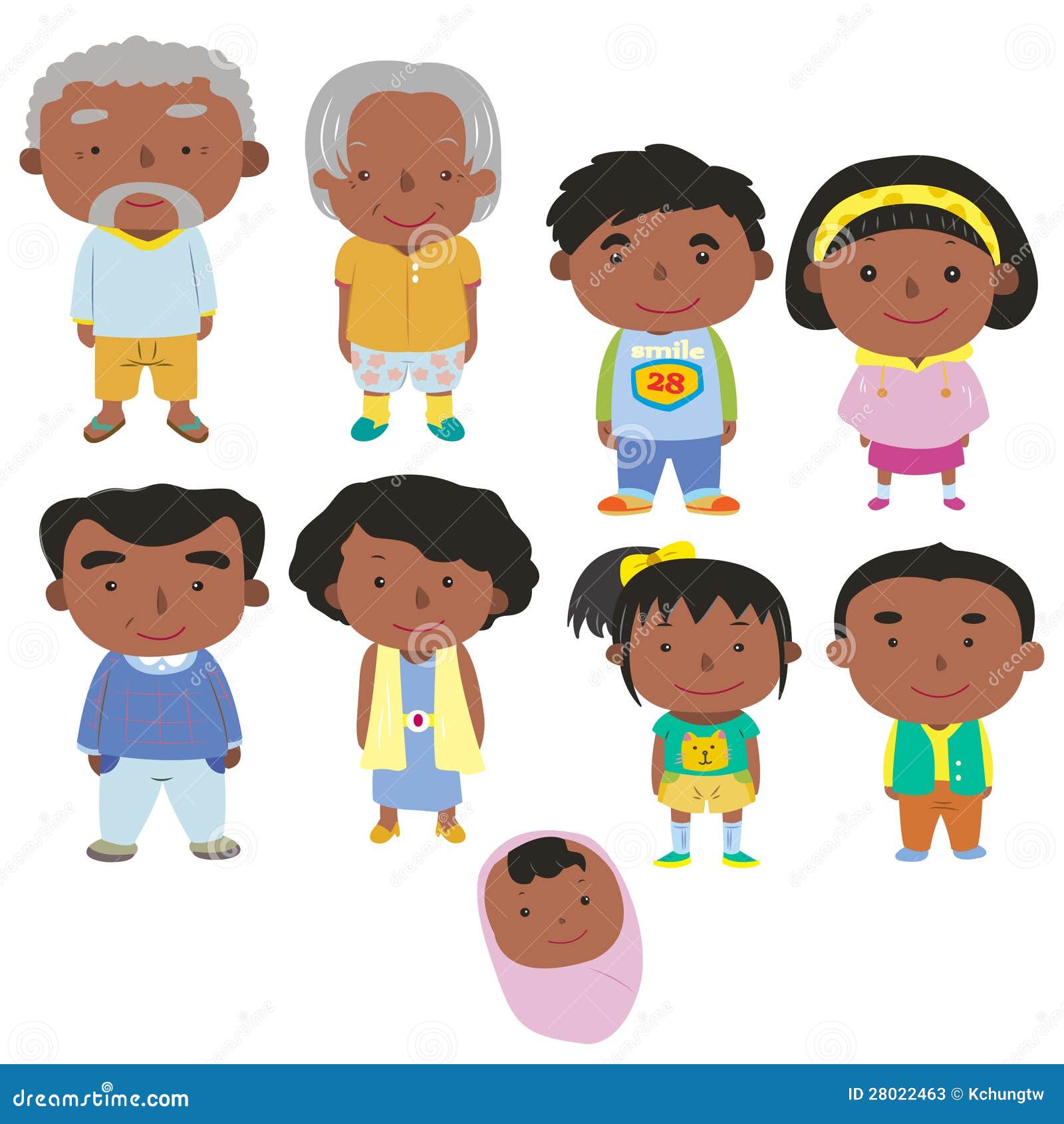 Cartoon family icon stock vector. Illustration of mama - 28022463