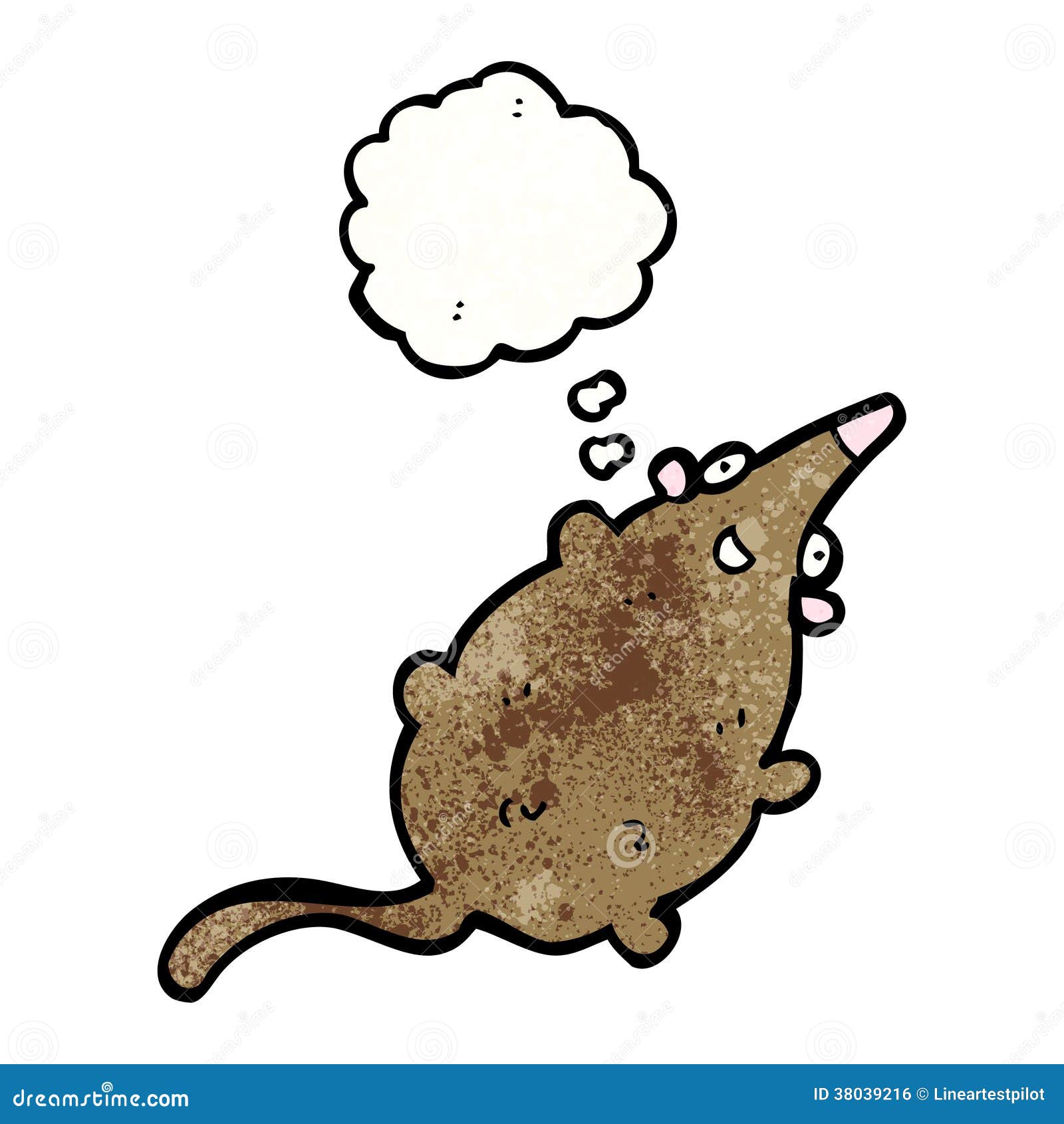 Cartoon fat rat stock vector. Illustration of quirky - 38039216