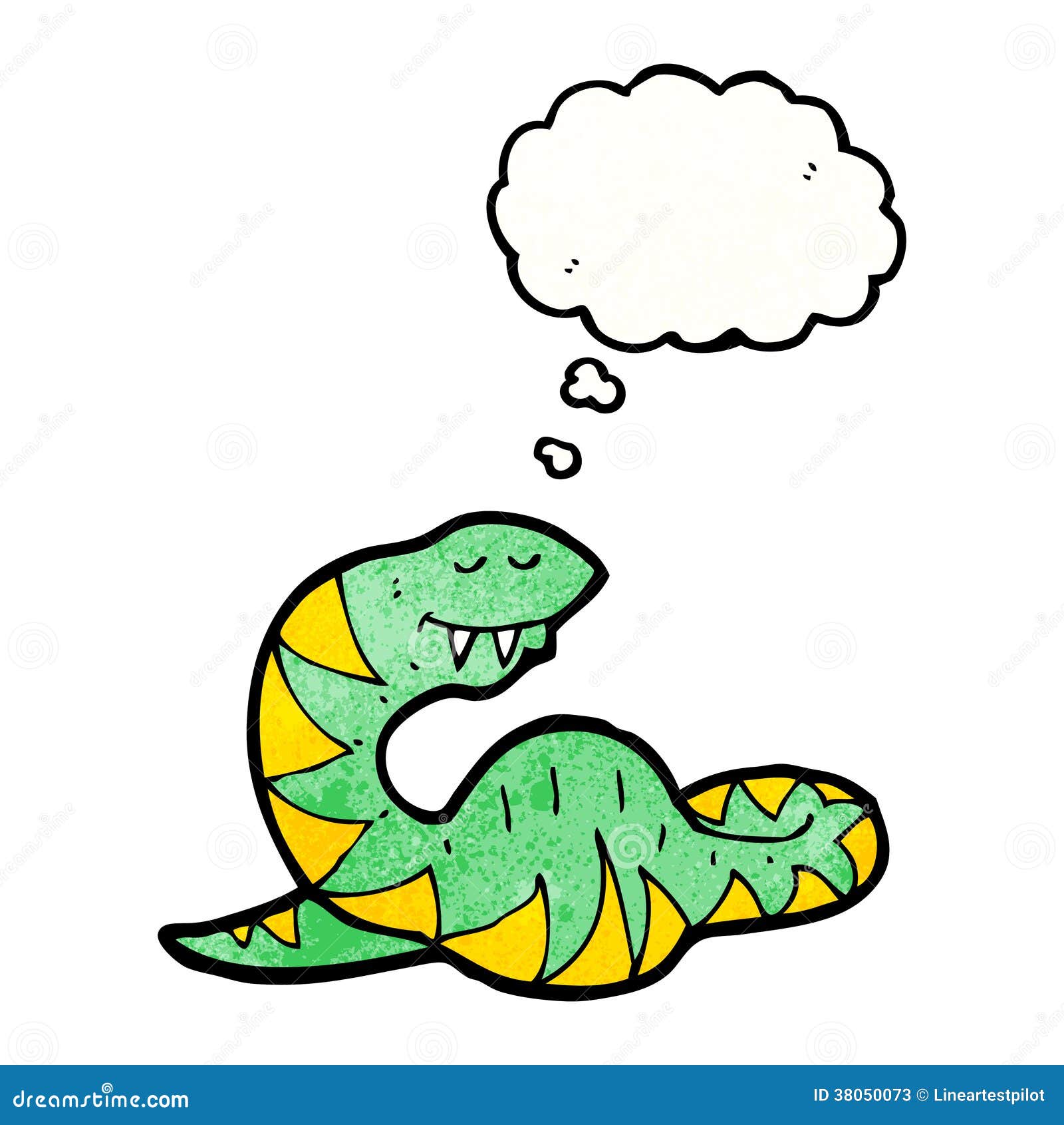 Cartoon fat snake stock illustration. Illustration of bubble - 38050073