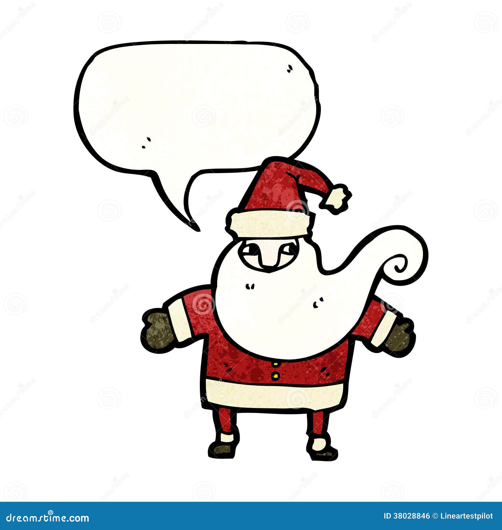 Cartoon father christmas stock vector. Illustration of santa - 38028846