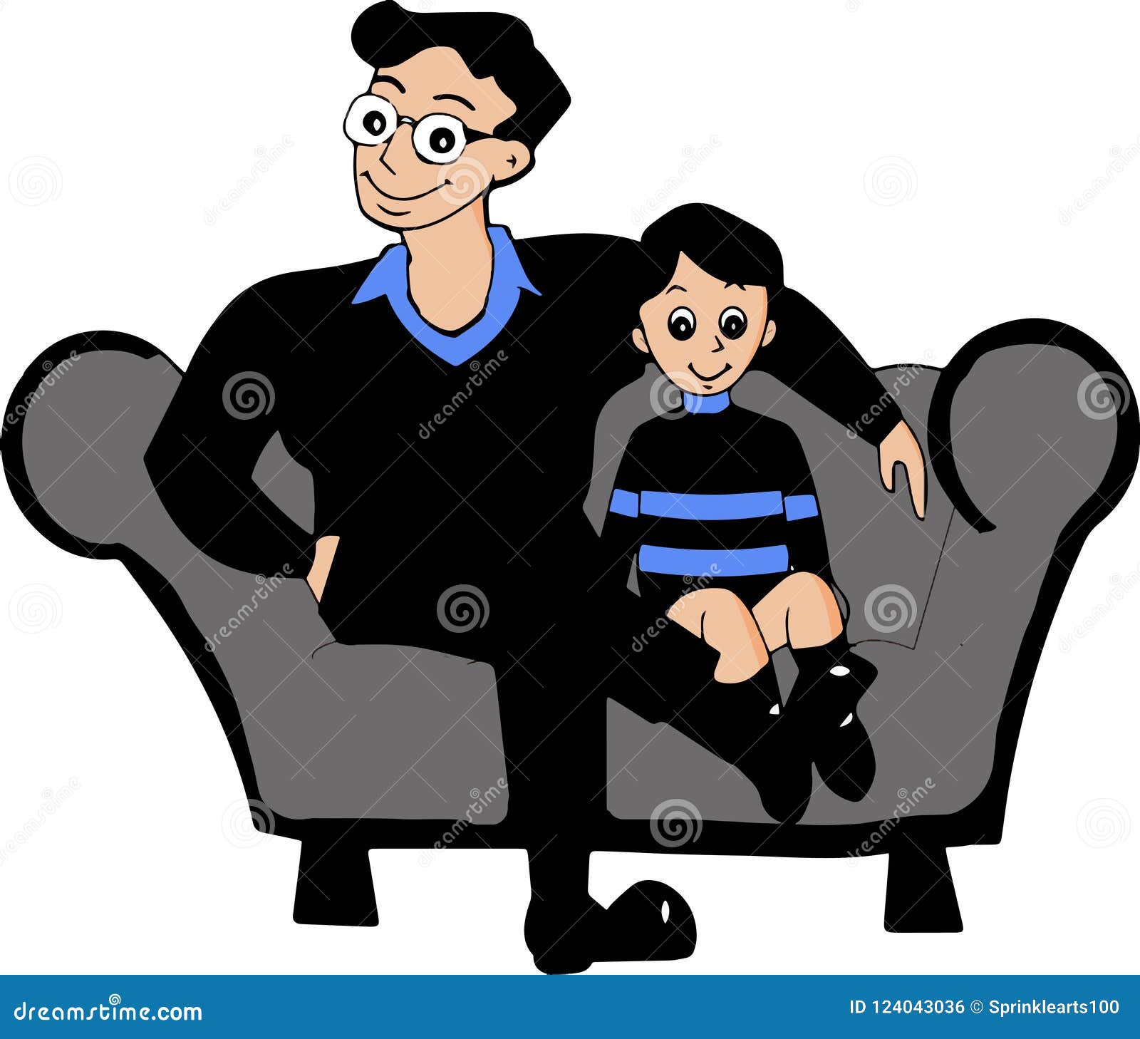 Angry Father And Teenage Daughter Using Laptop At Stock Image ...