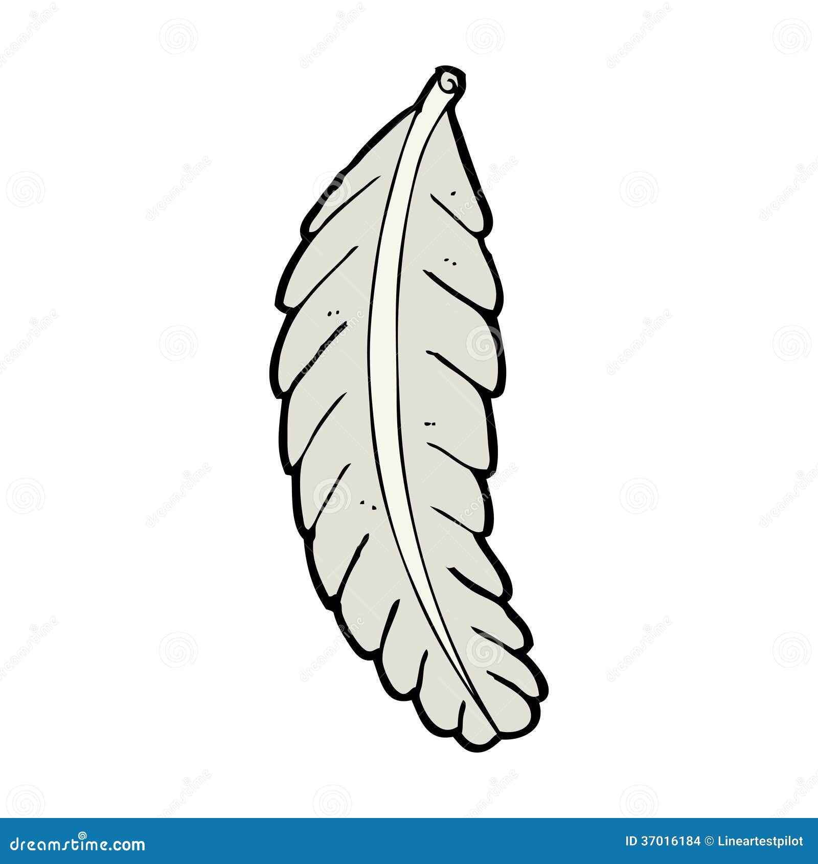 Cartoon Feather Stock Images - Image: 37016184