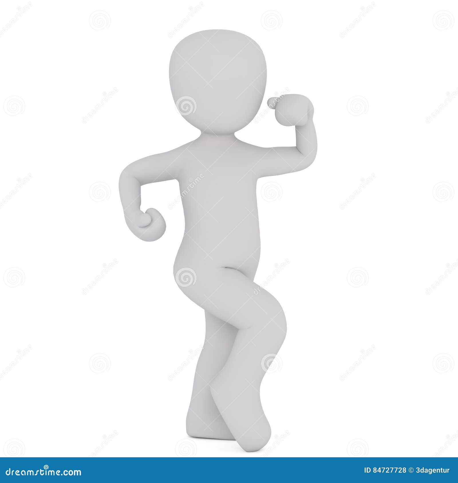 The Man Confidently Runs A Hand Over His Increasingly Defined Abdomen ...