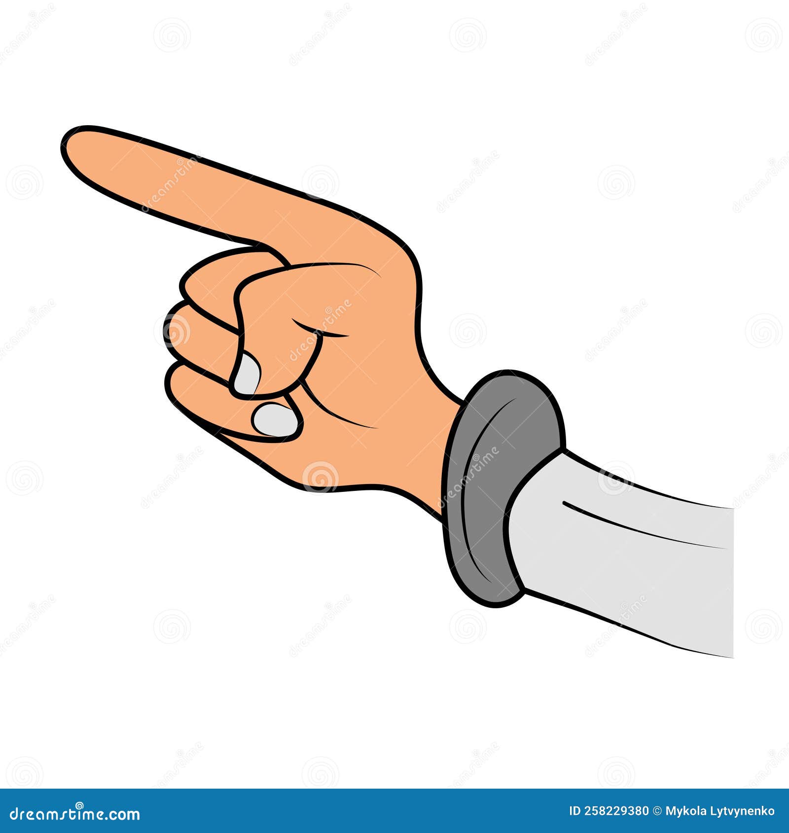 Cartoon Boy With Finger Over His Mouth | CartoonDealer.com #53128625