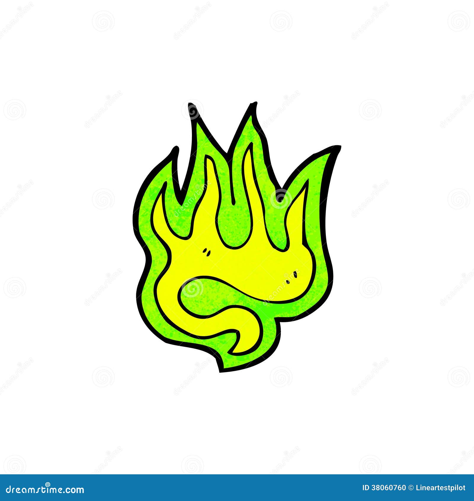 Cartoon fire stock vector. Illustration of drawing, texture - 38060760