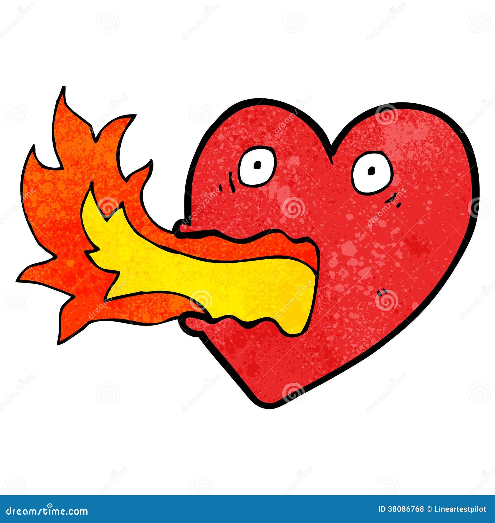Hearts On Fire Clipart Animated