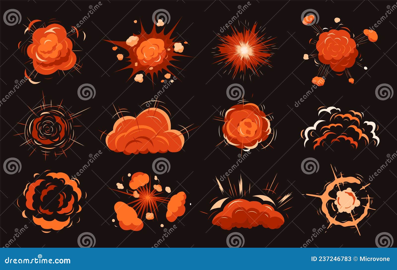 Fire Explosion Special Effect Fx Animation Frames Sprite Sheet. Vortex ...
