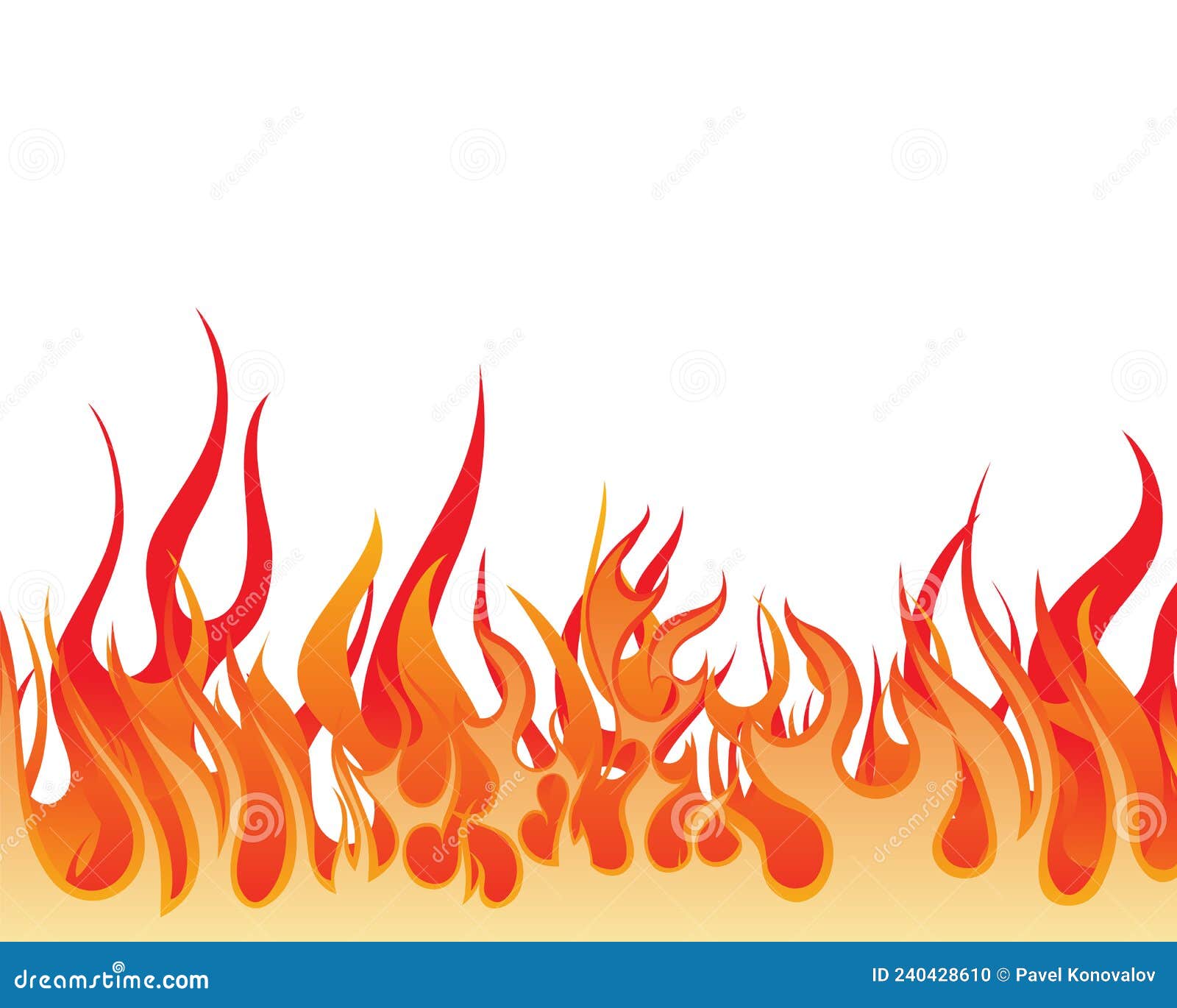 Cartoon Fire Flame stock vector. Illustration of explosion - 240428610