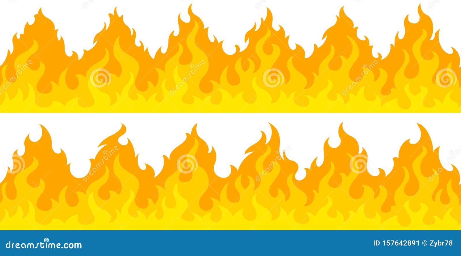 Cartoon Fire Flame Frame Borders | CartoonDealer.com #157642891