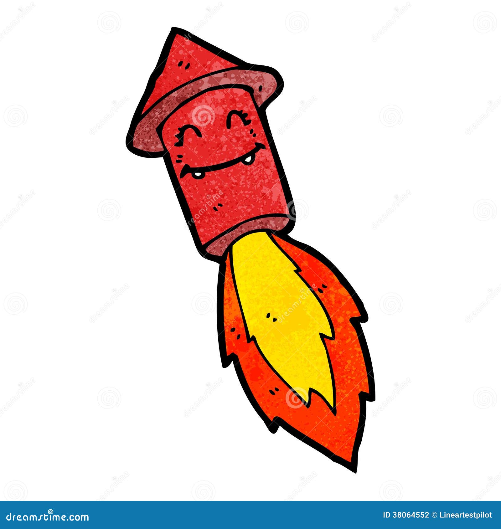 Cartoon firework stock vector. Illustration of firework - 38064552